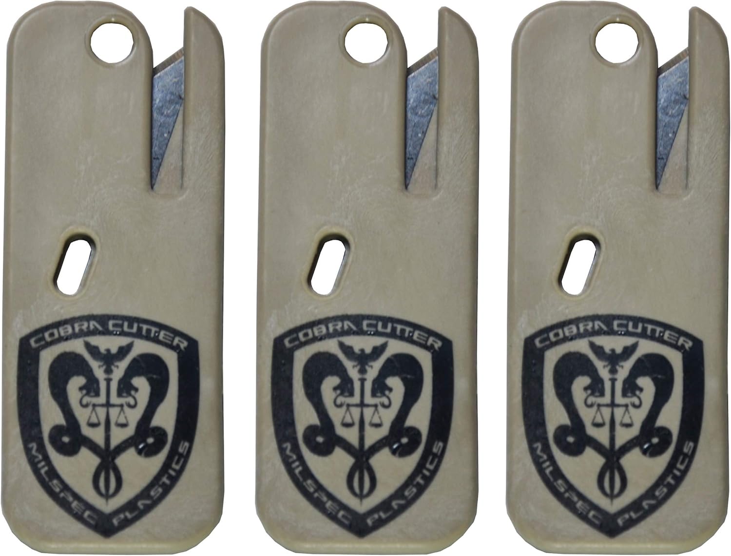 Amazon.com: Cobra Cutter Keychain Plastic Restraint Blade | Removes ...