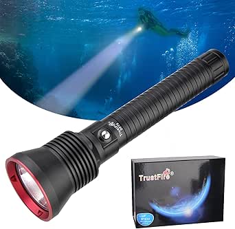 TrustFire DF70 Scuba Diving Torch 3200 Lumen Diving Flashlight ...