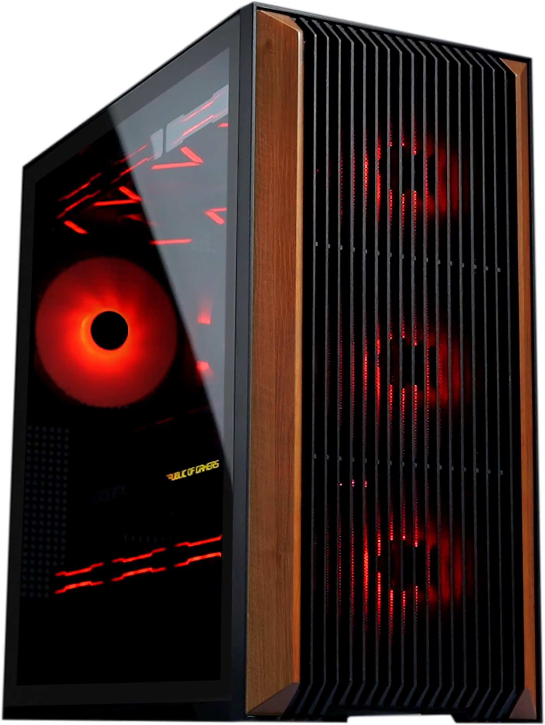 Amazon.com: Lian Li LANCOOL 217 Genuine Walnut Wood Computer Case, Mid ...