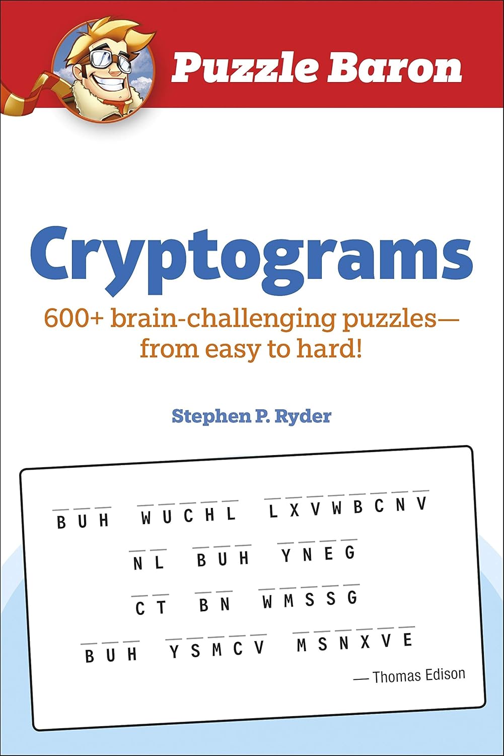Amazon.com: Puzzle Baron Cryptograms: 100 Brain-Challenging Puzzles ...