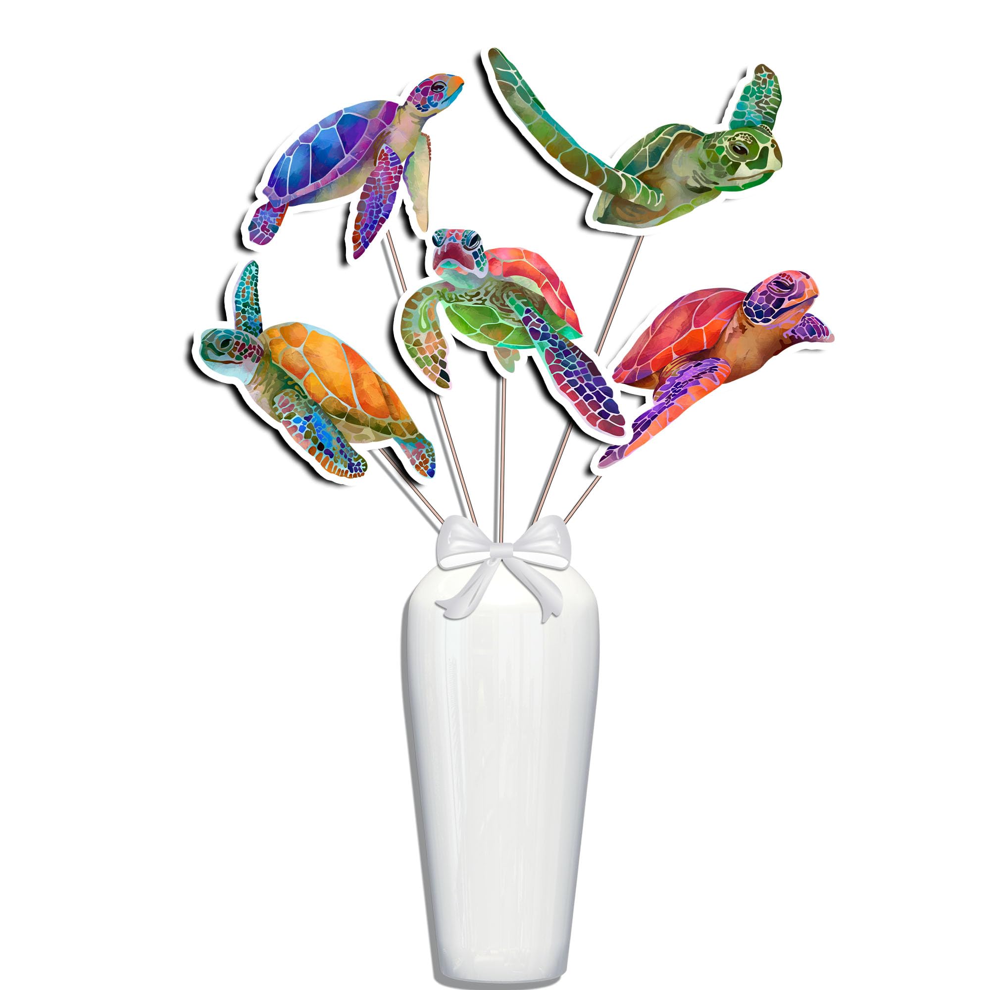 Amazon.com: 5 Pcs Large Turtle Under The Sea 1st Birthday Baby Shower ...
