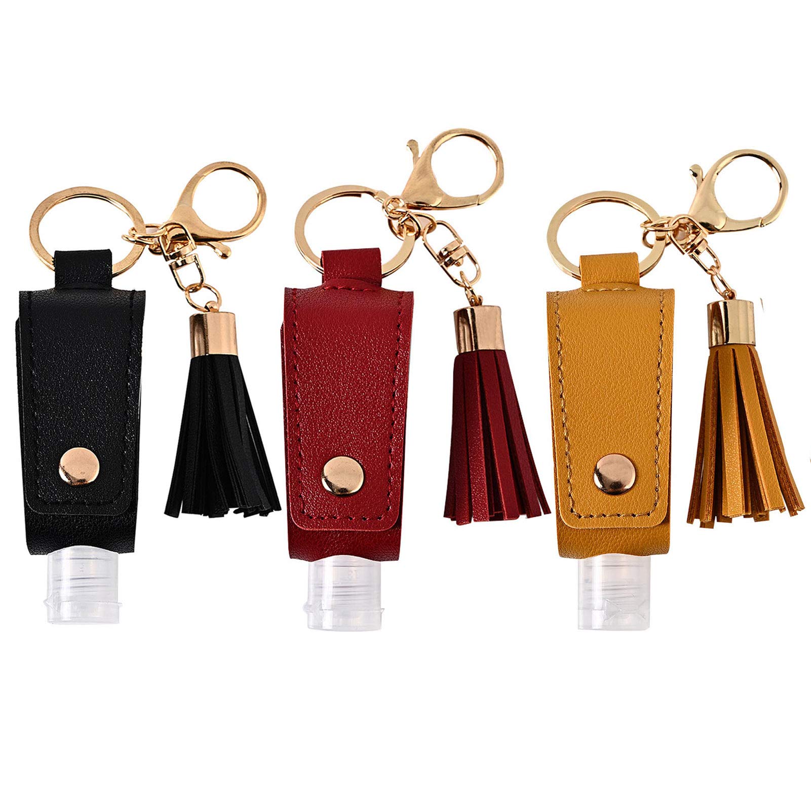 Amazon.com: Portable Empty Travel Bottle Keychain Hand Sanitizer Bottle ...