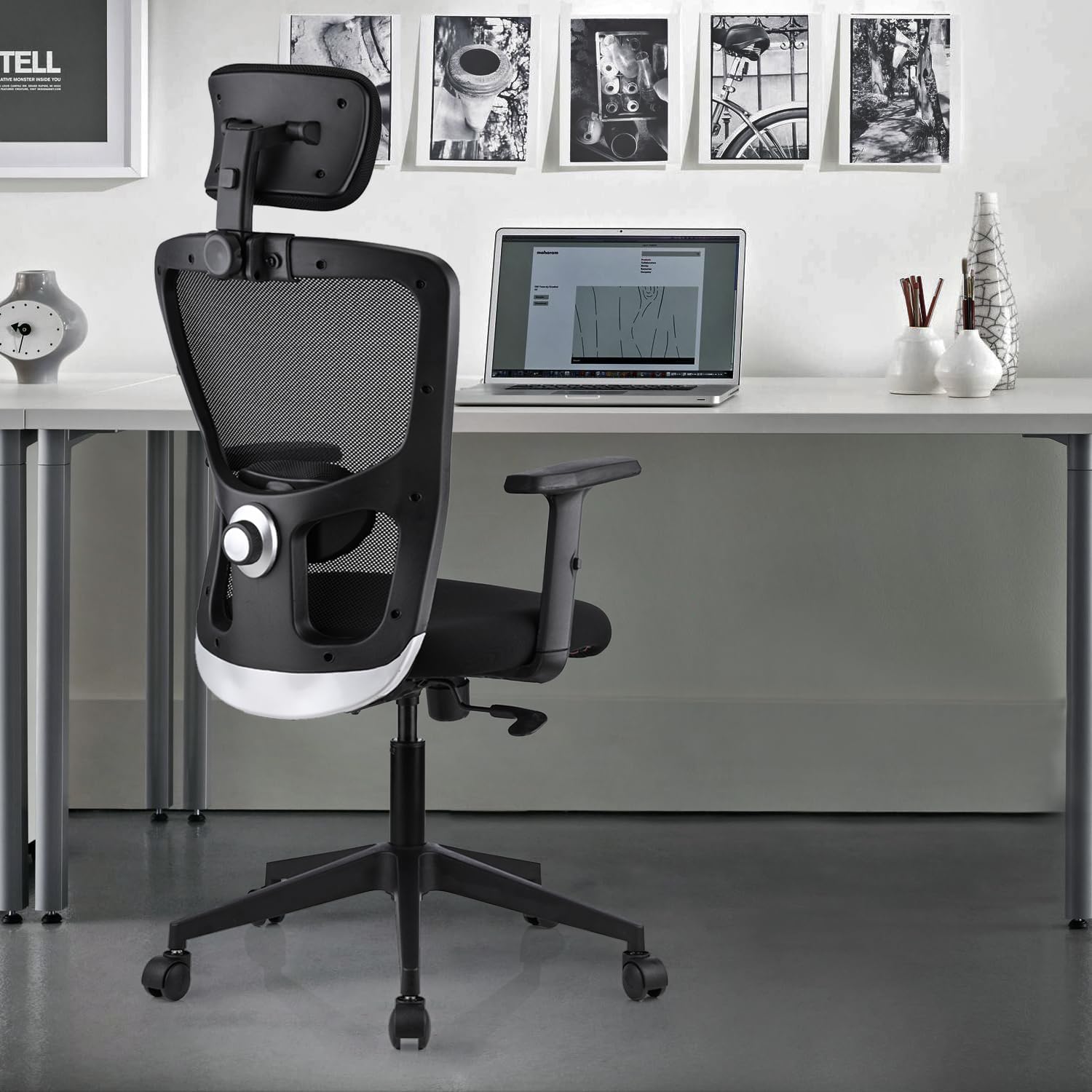 CABIQ Cozy High Back Office Desk Chair For Work From Home Study Chair ...