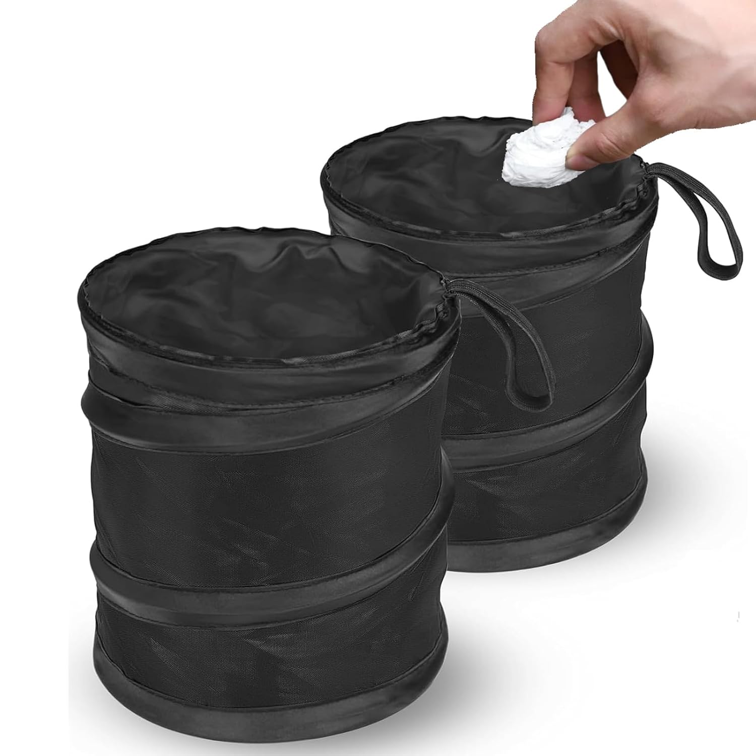 Amazon.com: Vitcho 2 Pack Car Trash Can, Portable Garbage Bin ...