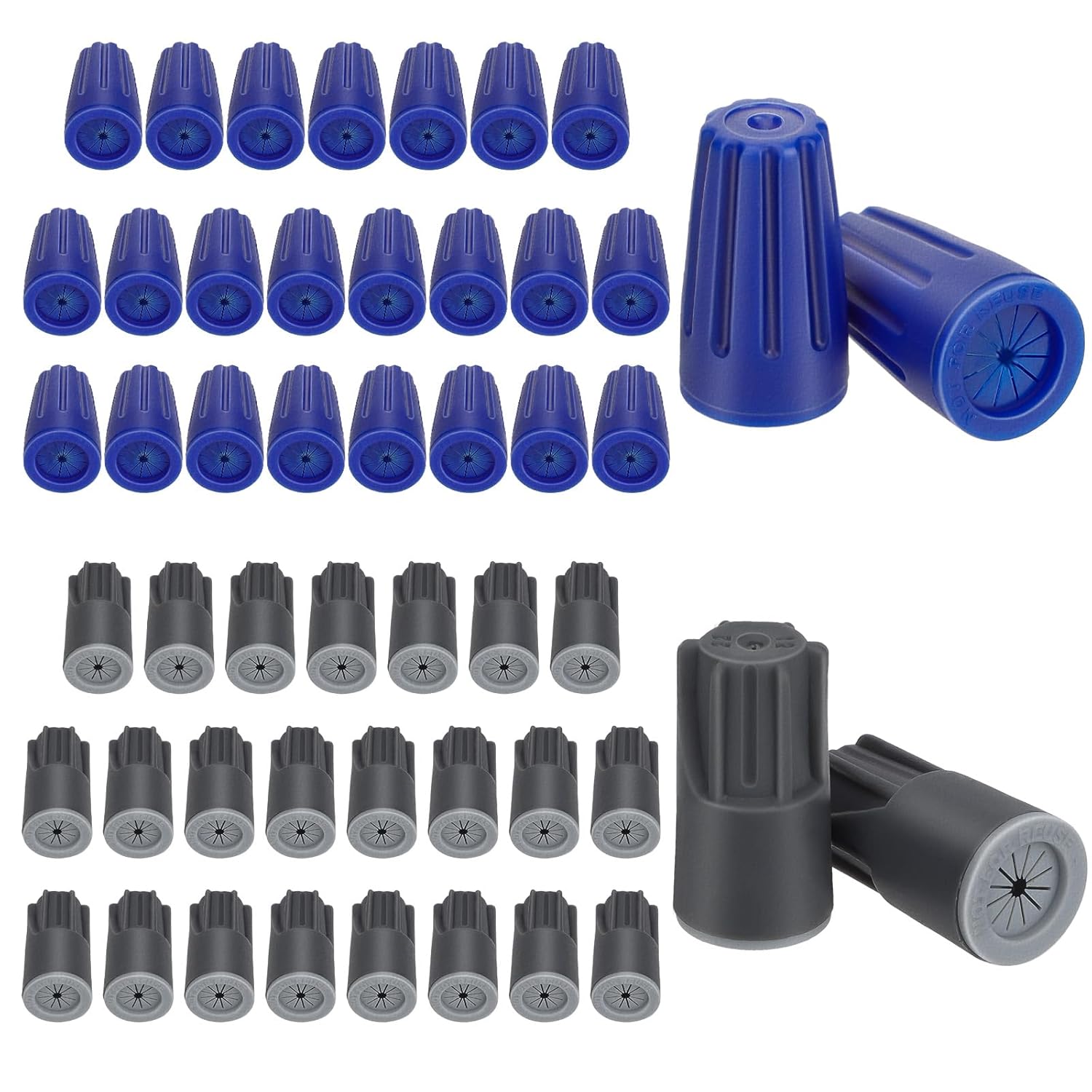 Amazon.com: 50 tuercas de conectores de cable impermeables, conectores ...