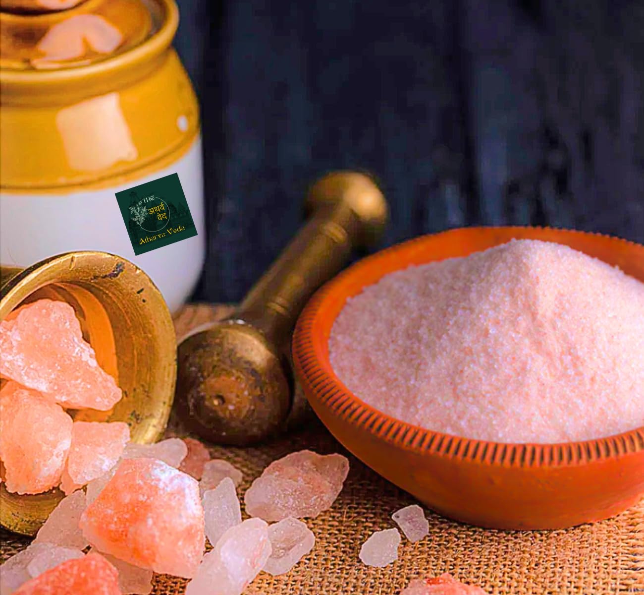 The Atharva-Veda Sudh Himalayan Rock Salt 100Gm|Purest Sendha Namak ...