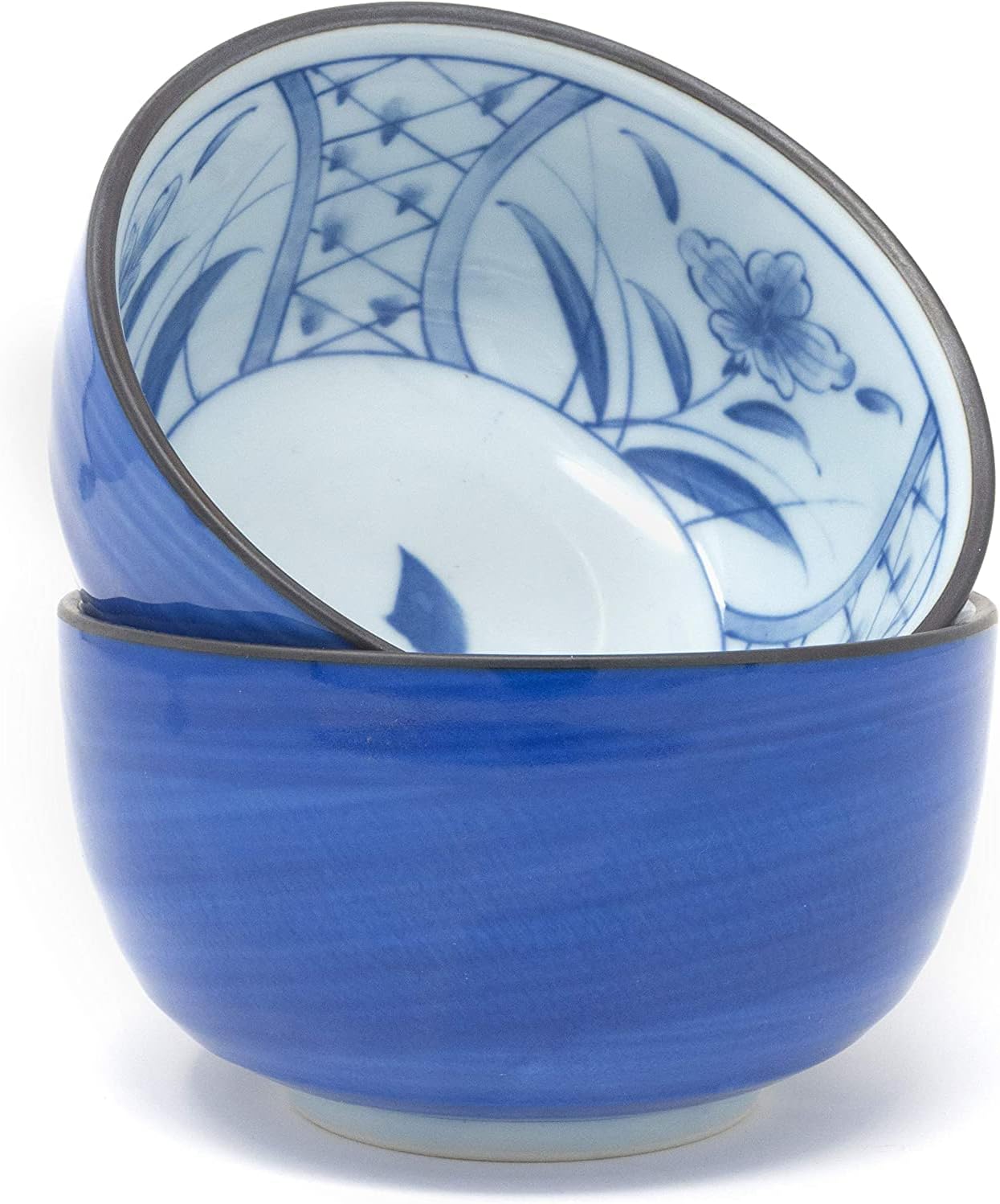 Amazon.com: Traditional Japanese Porcelain Bowls - Made in Japan, 18 ...