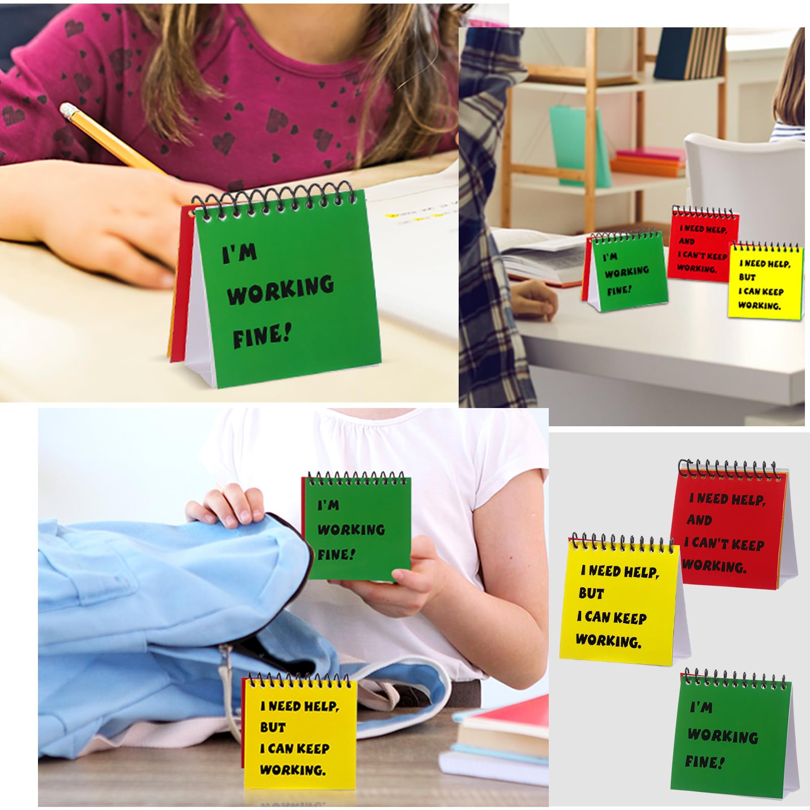 Snapklik.com : 54 Pcs I Need Help Mini Flip Chart For Teacher Need ...
