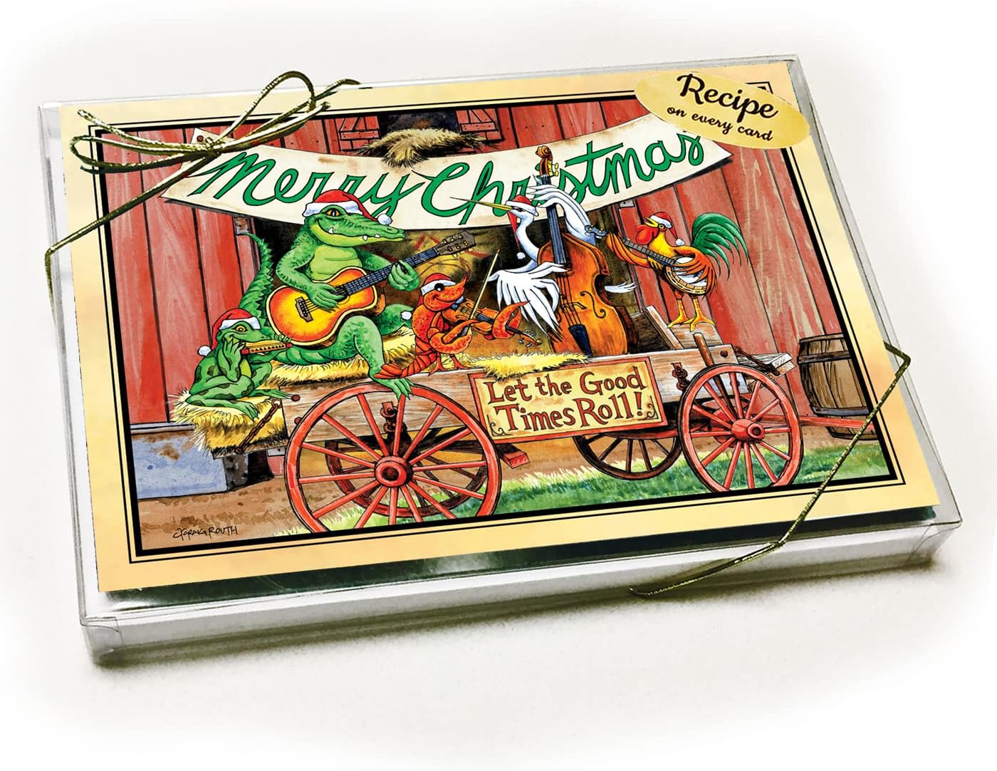 Amazon.com : The ROUTH COLLECTION Louisiana Fleur-de-lis Christmas Card ...