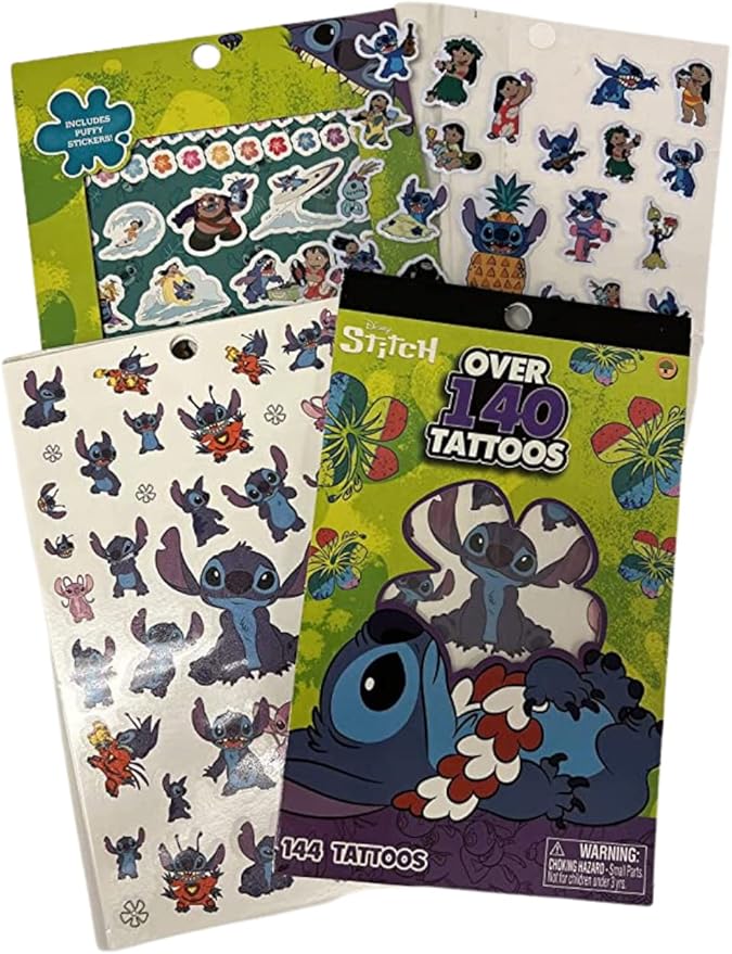 Amazon.com: Innovative Designs Disney Lilo & Stitch Sticker Book | 4 ...