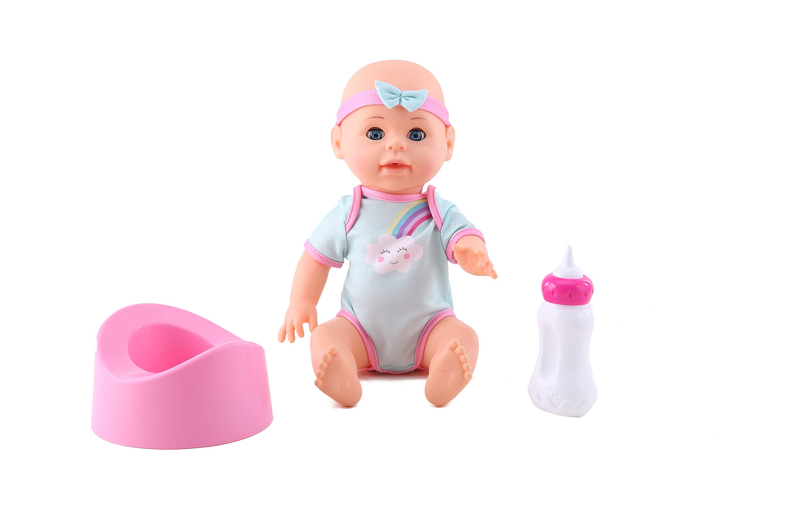 KOOKAMUNGA KIDS Potty Training Baby Doll | 13 Inch Drink Wet Doll Set ...