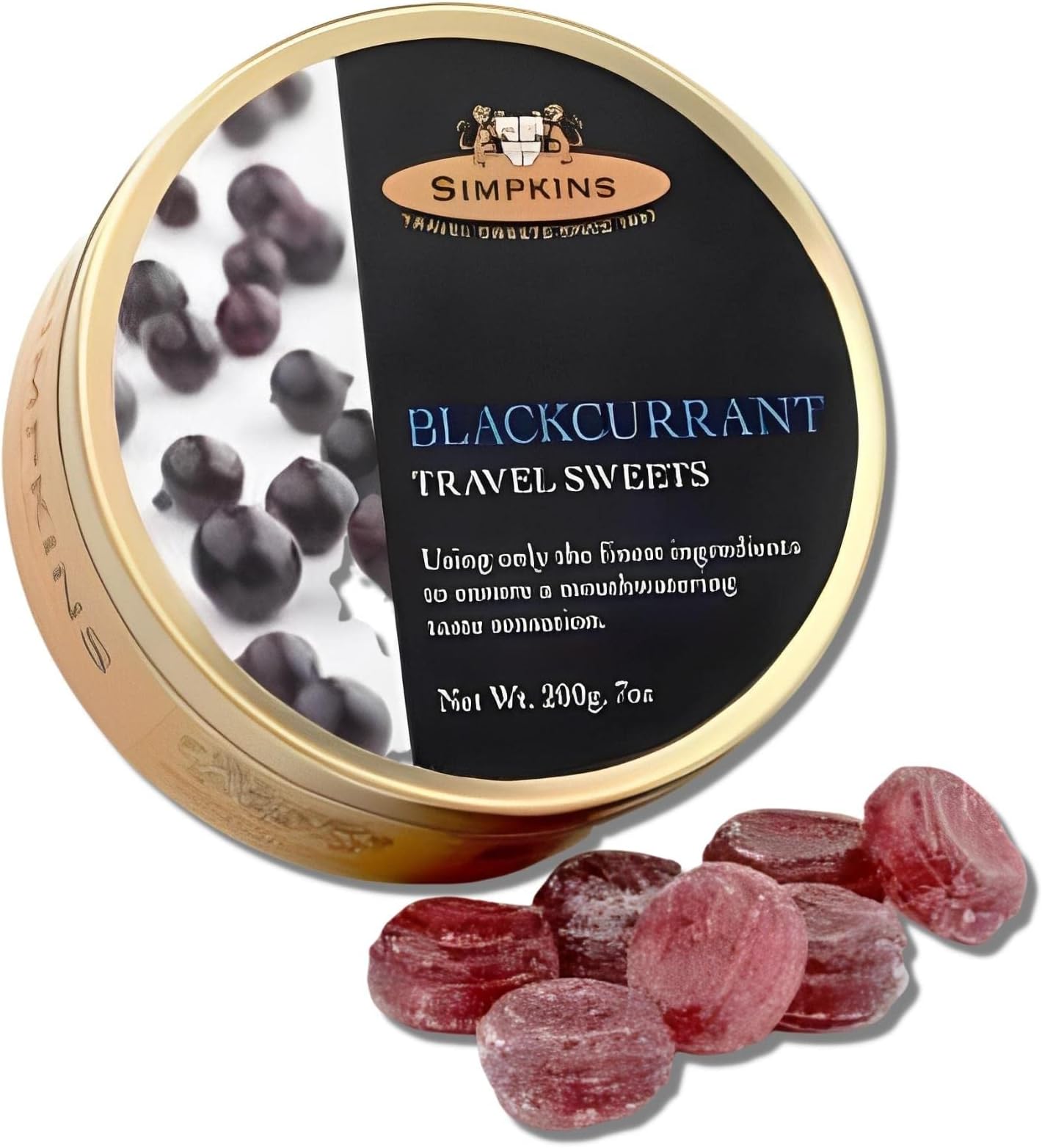 Amazon.com : Simpkins Blackcurrant Drops - Classic English Candy in ...