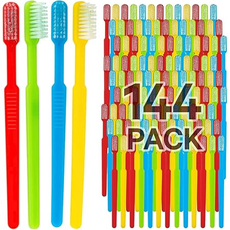 Amazon.com : 144 Prepasted Disposable Toothbrushes | Pre-Pasted Soft ...
