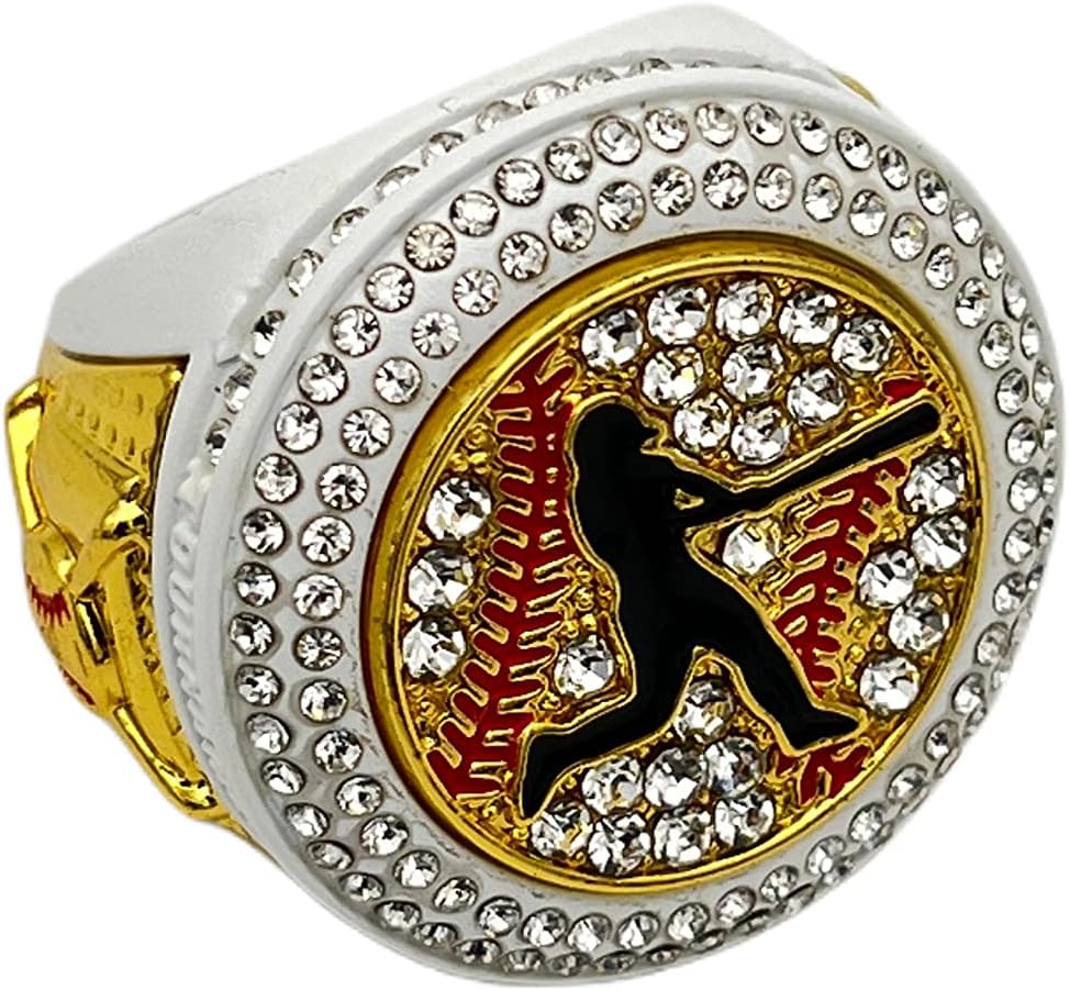 Amazon.com: Discount Sports Rings Deluxe Batter Ring, WHITE CHAMPION ...