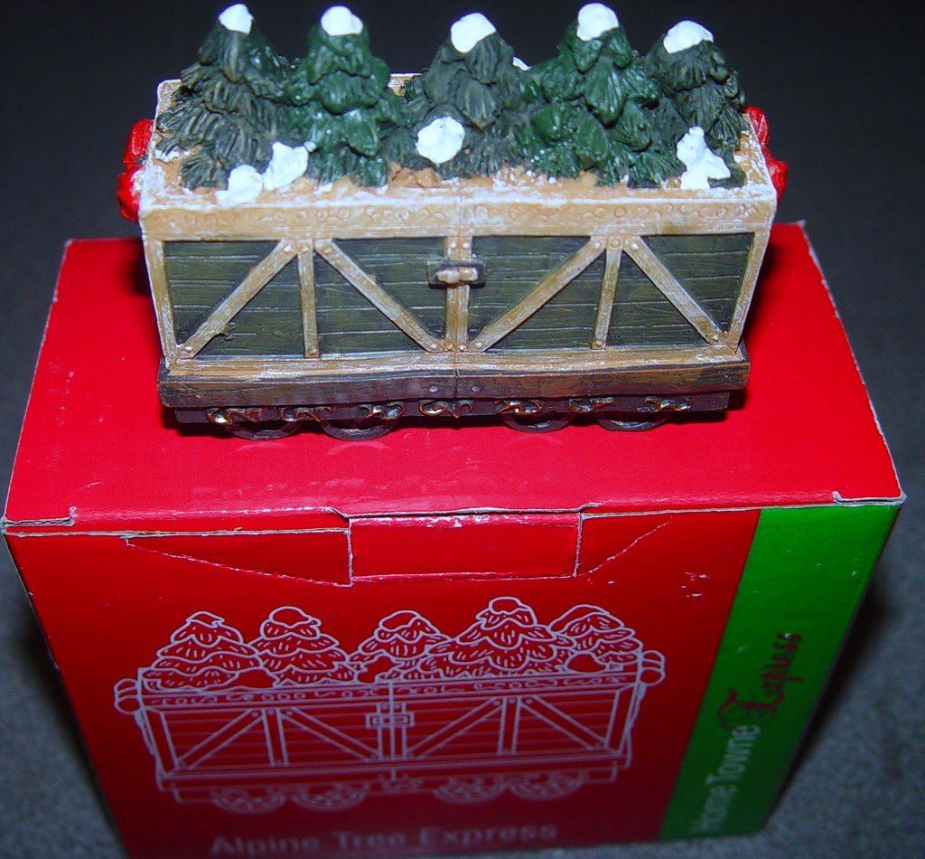 Amazon.com: Christmas Ceramic Train Display, Home Towne Express, Alpine ...