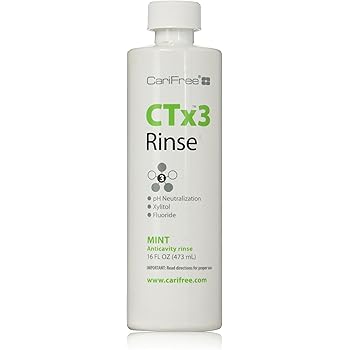 Amazon.com: CariFree CTx3 Rinse (Mint): Fluoride Mouthwash | Dentist ...
