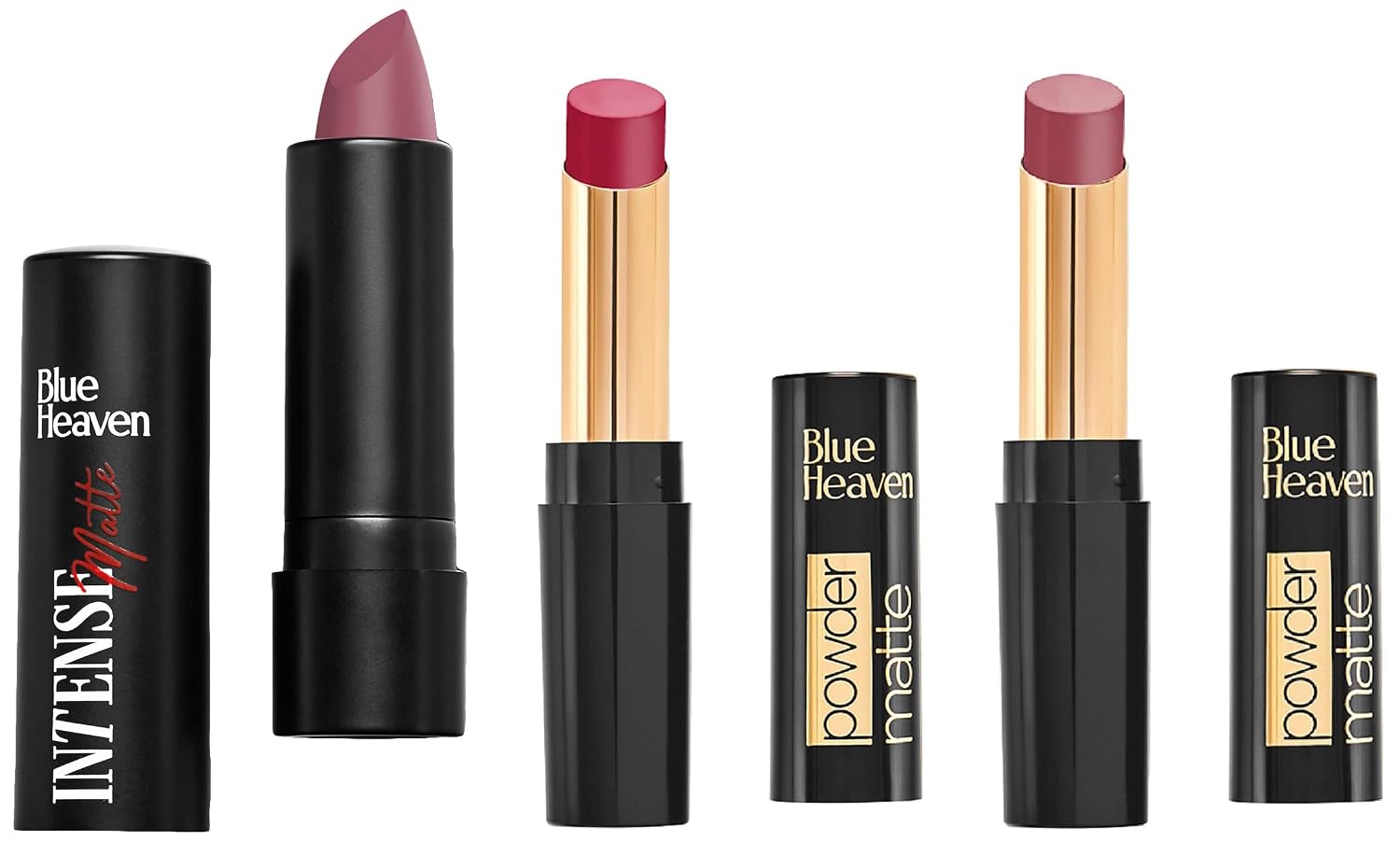 Buy Blue Heaven Powder Matte Lipstick Mahogany Moments & Blue Heaven ...