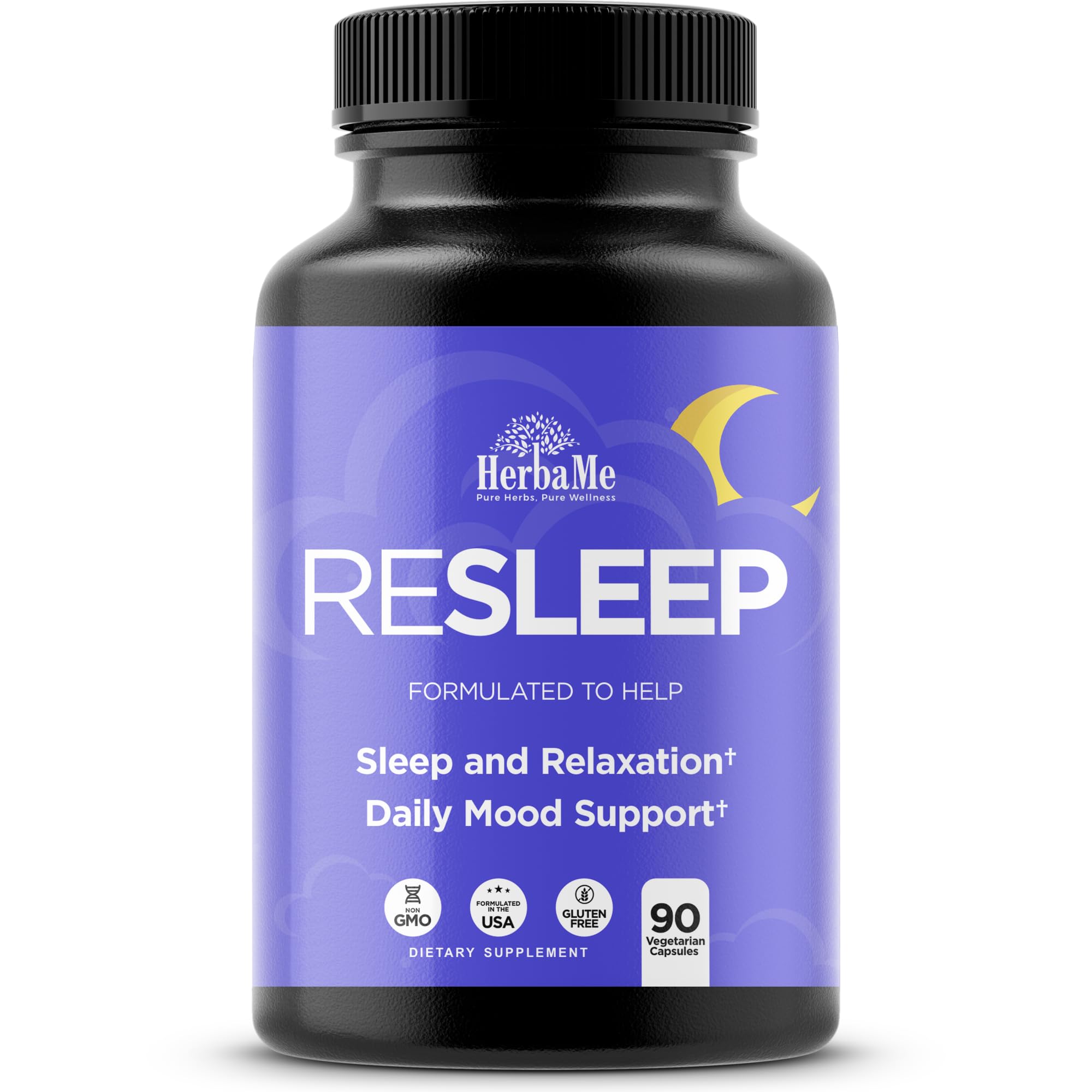 Sleep Aid Support Supplement - Free Melatonin Formula with Magnesium ...