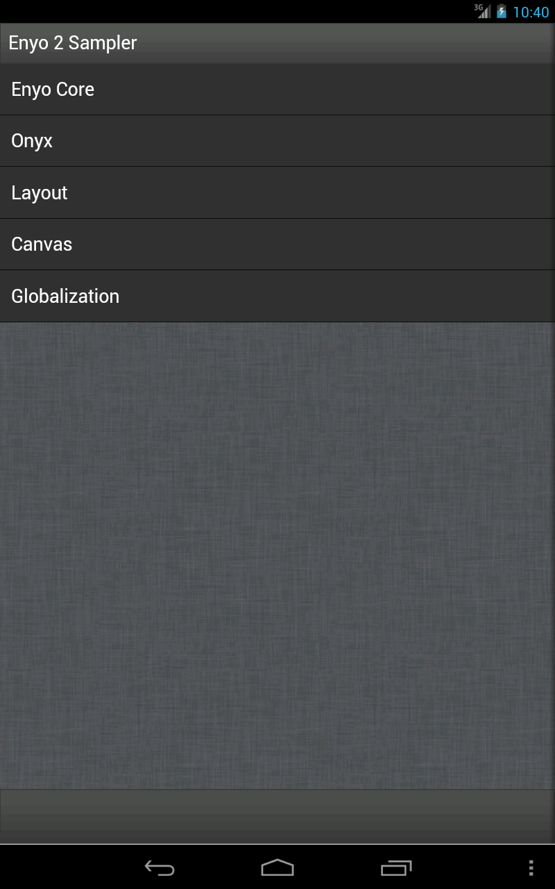 Enyo Sampler - App on the Amazon Appstore