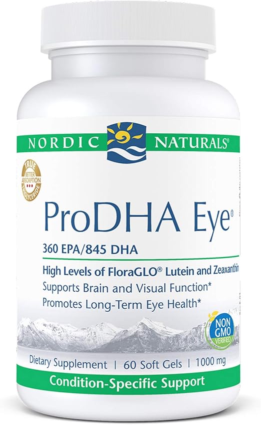 Amazon.com: Nordic Naturals ProDHA Eye - Fish Oil, 360 mg EPA, 845 mg ...
