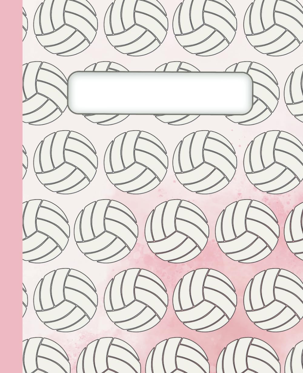 Amazon.com: Pink Volleyball Notebook: College Ruled Volleyball ...