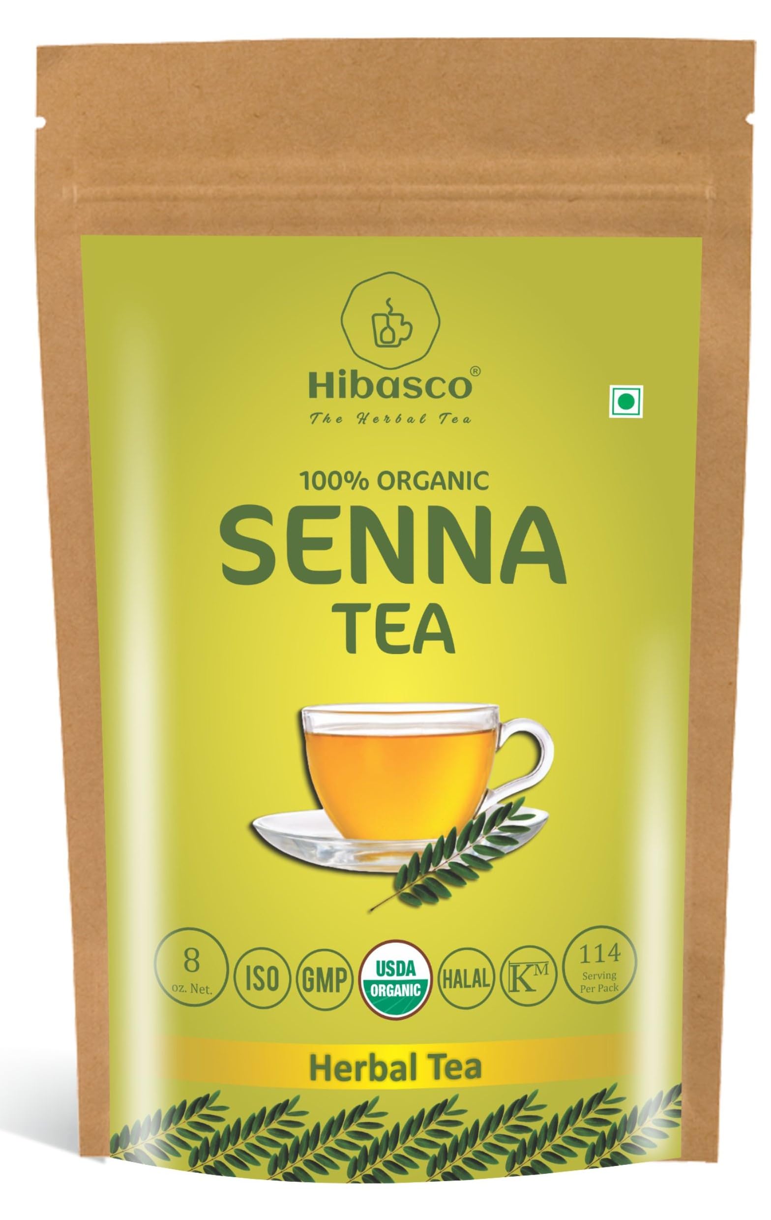 Organic Senna Tea – 8 oz/ 227 gm (Senna Alexandrina), I Herbal Laxative ...