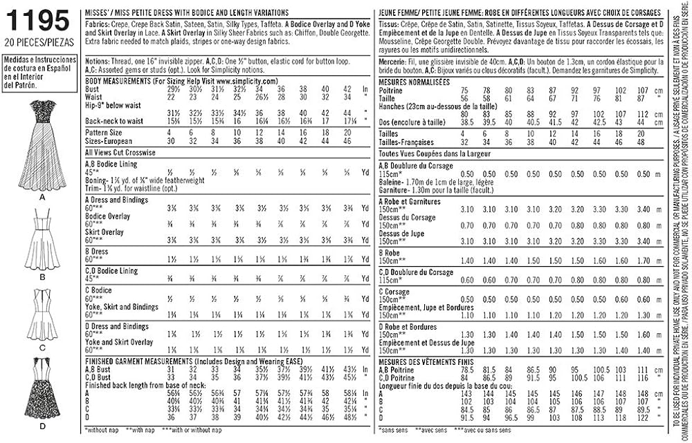 Simplicity 1195 Women's Evening, Special Occasion, and Cocktail Dress ...