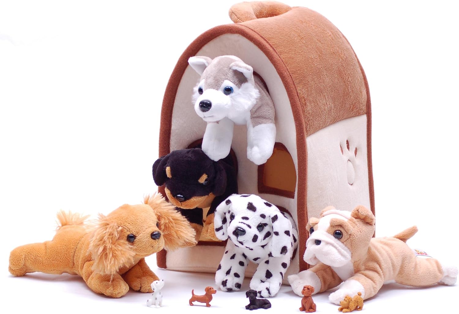 Amazon.com: SFS Gifts Special Edition Unipak 12" Plush Dog House with 5 ...