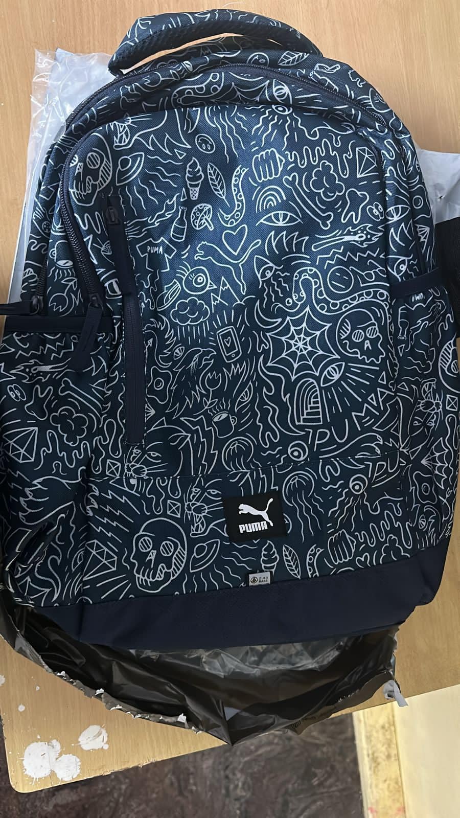 Buy Puma Unisex-Adult AOP Backpack IND, Intense Blue-Nimbus Cloud-AOP ...