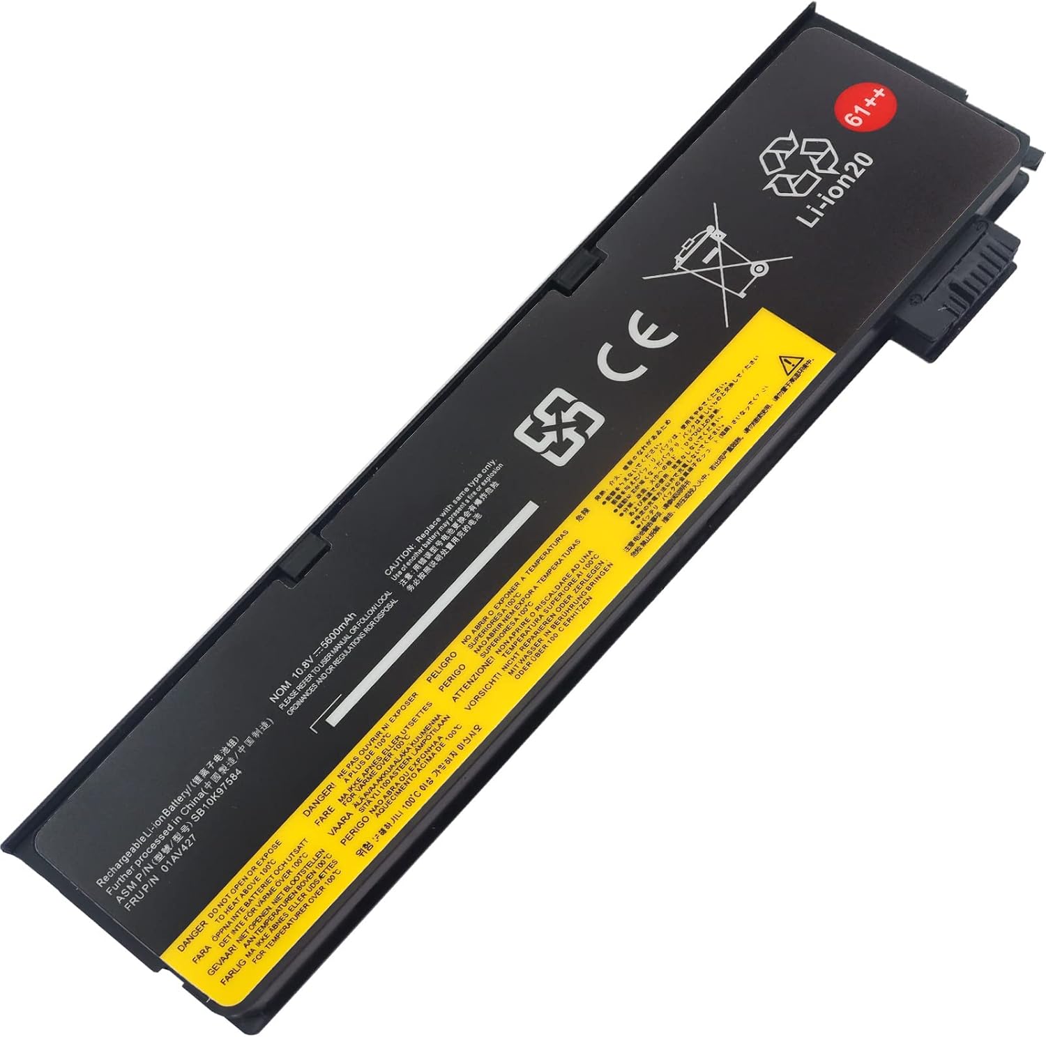 Amazon.com: DMKAOLLK 61++ 01AV427 SB10K97584 T470 T480 Battery for ...