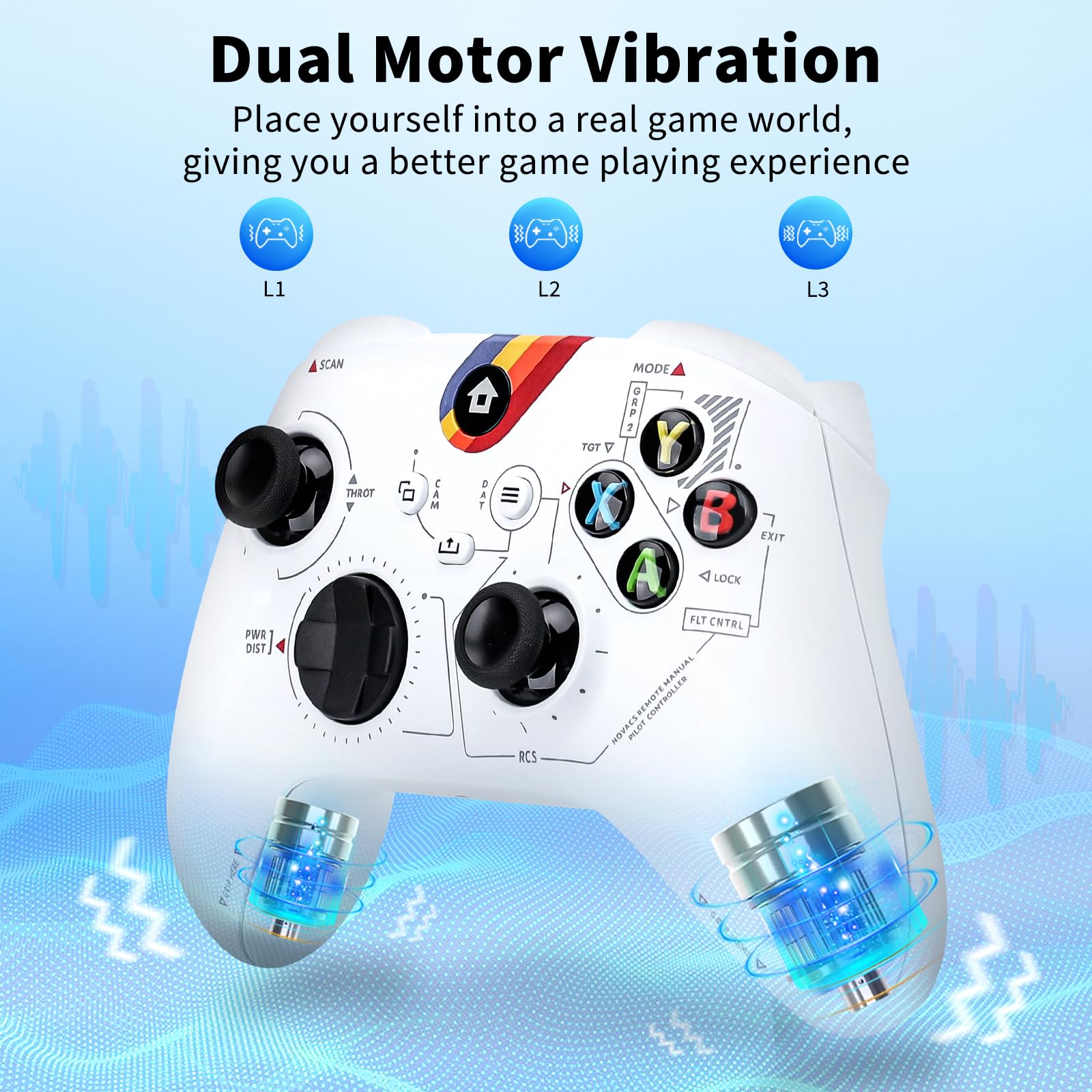 Snapklik.com : Ownfoam Wireless USB PC Gaming Controller Gamepad For PC/Steam/Android TV Box ...