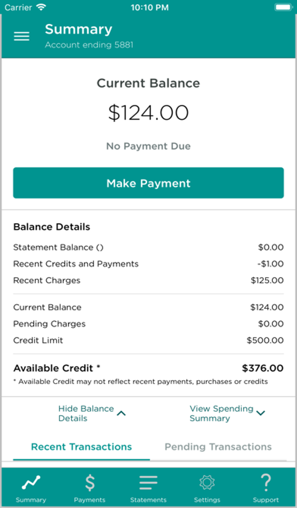 Aspire Card - App on Amazon Appstore