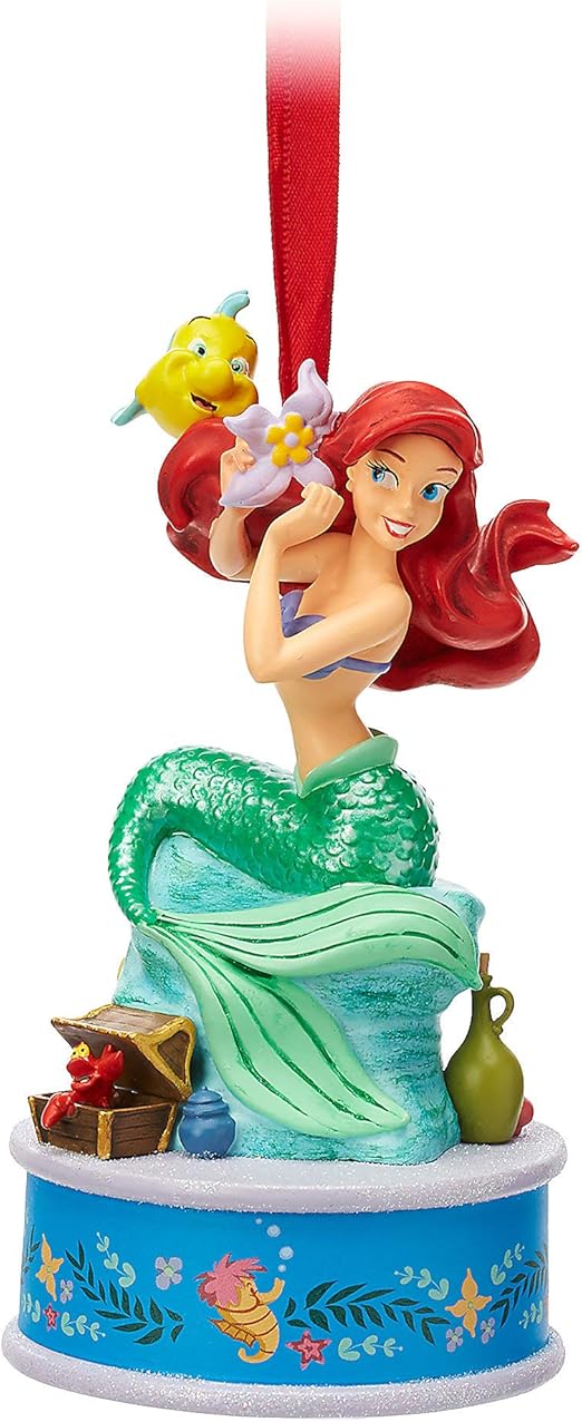 Amazon.com: Disney Ariel Singing Living Magic Sketchbook Ornament - The ...