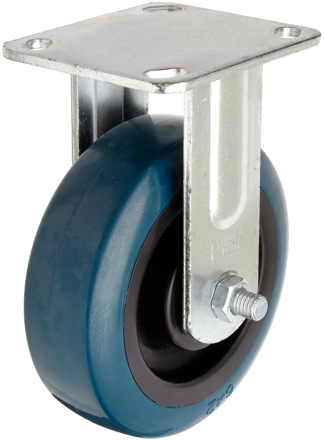 RWM Casters Rigid Plate Caster with Celcon Bearing 900 lbs Load ...
