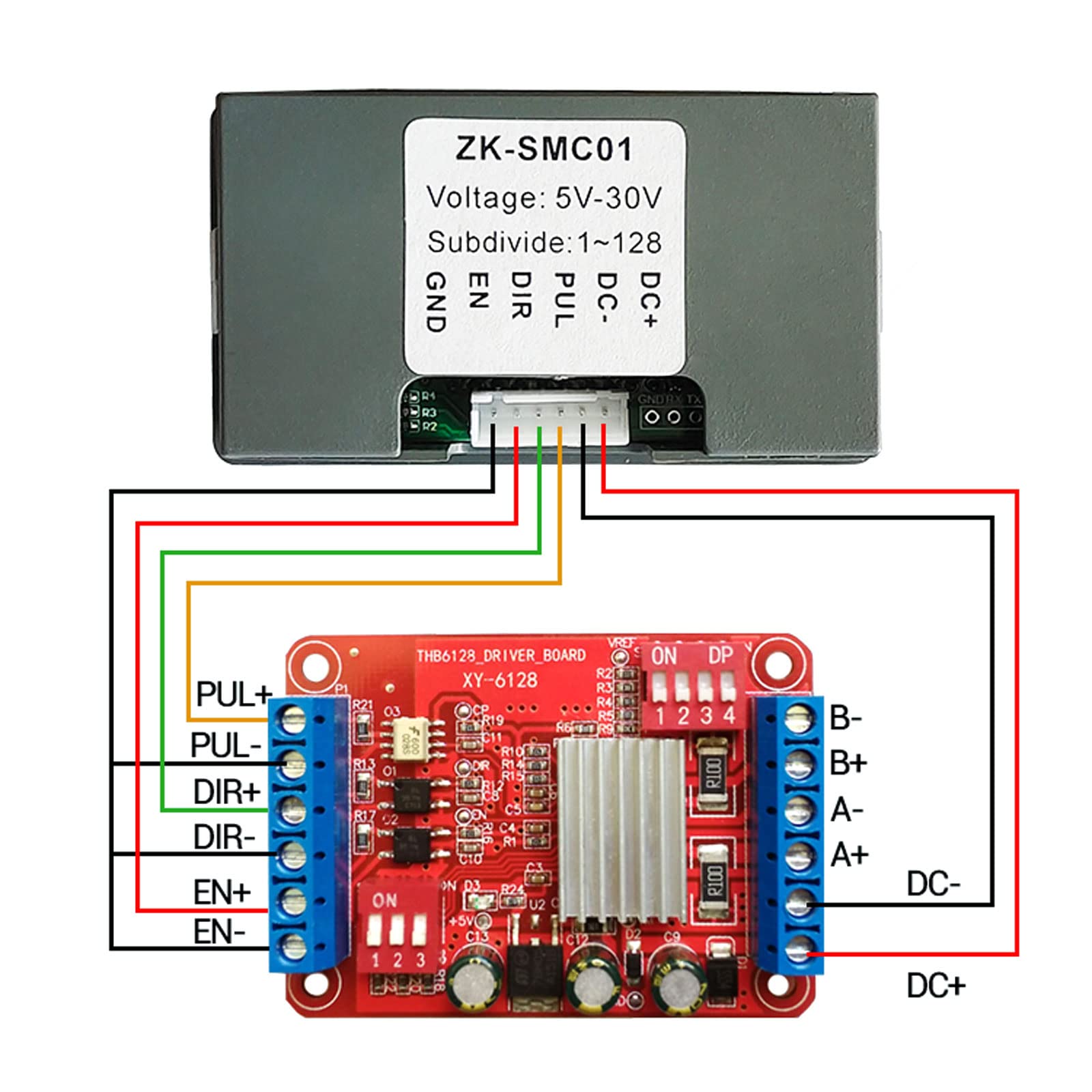 Snapklik.com : Stepper Motor Driver Controller, Integrated Board ZK ...