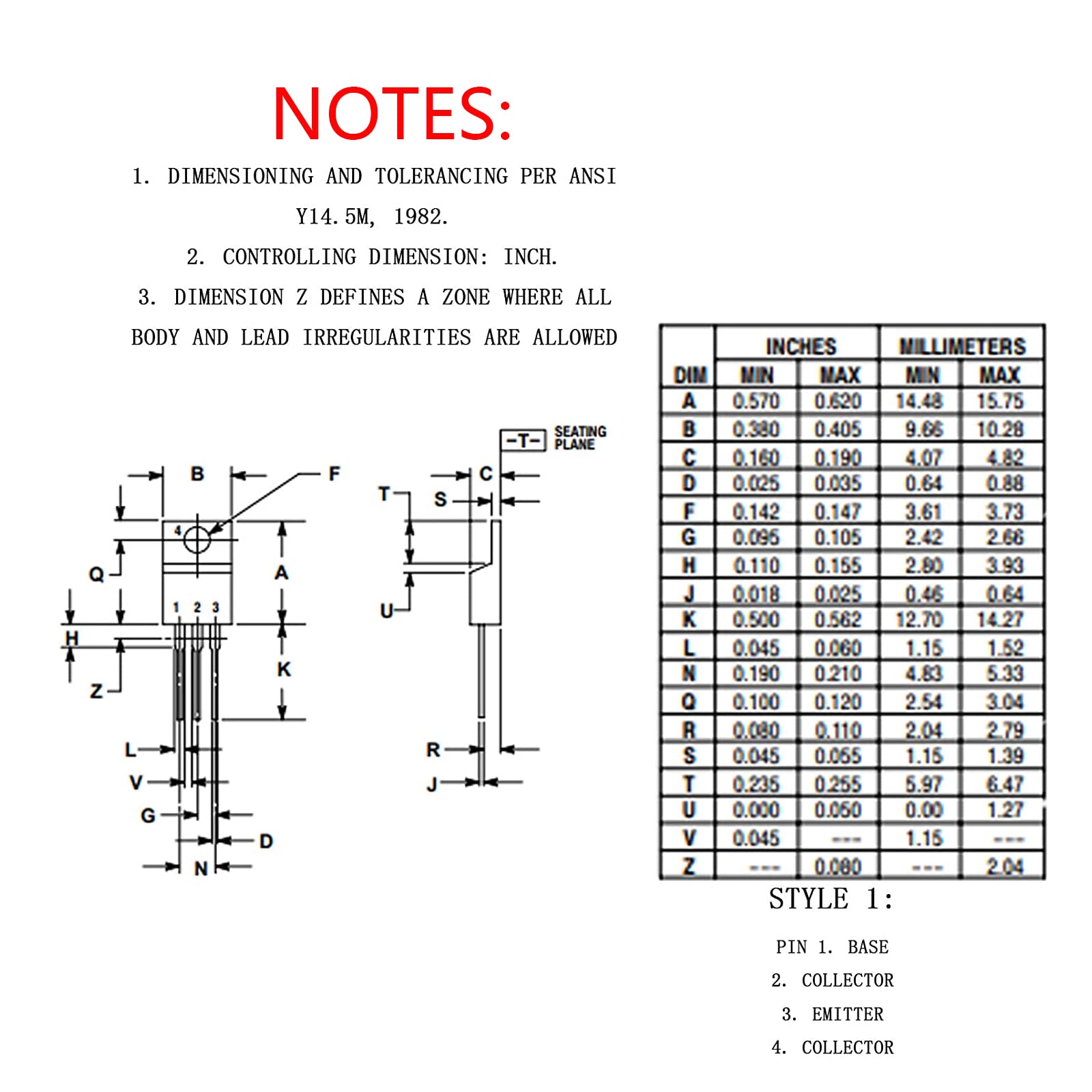 Snapklik.com : 20 PCS TIP120 NPN 5 A 60 V Silicon Epitaxial Power ...