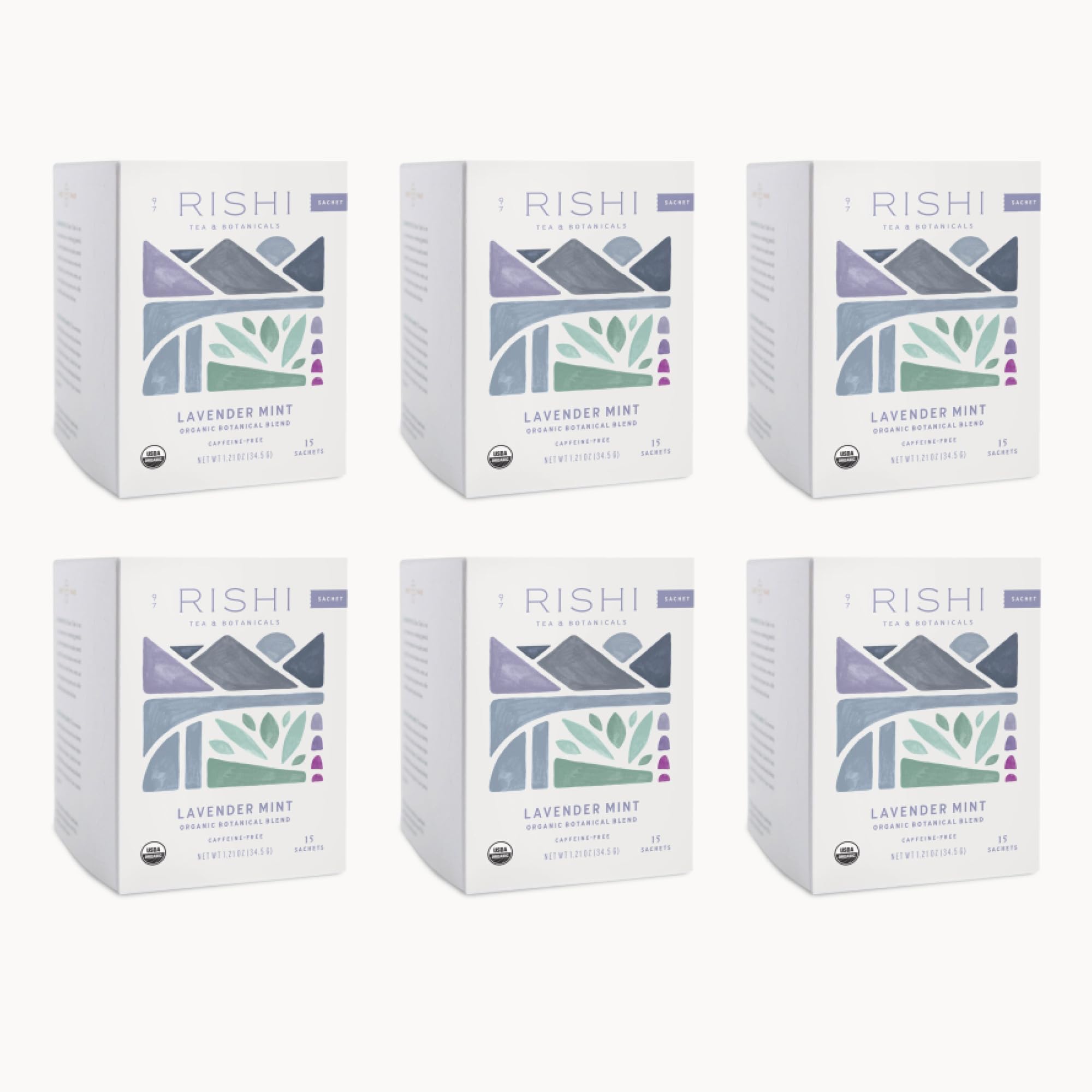 Amazon.com : Rishi Tea Lavender Mint Herbal Tea - Organic, Caffeine ...