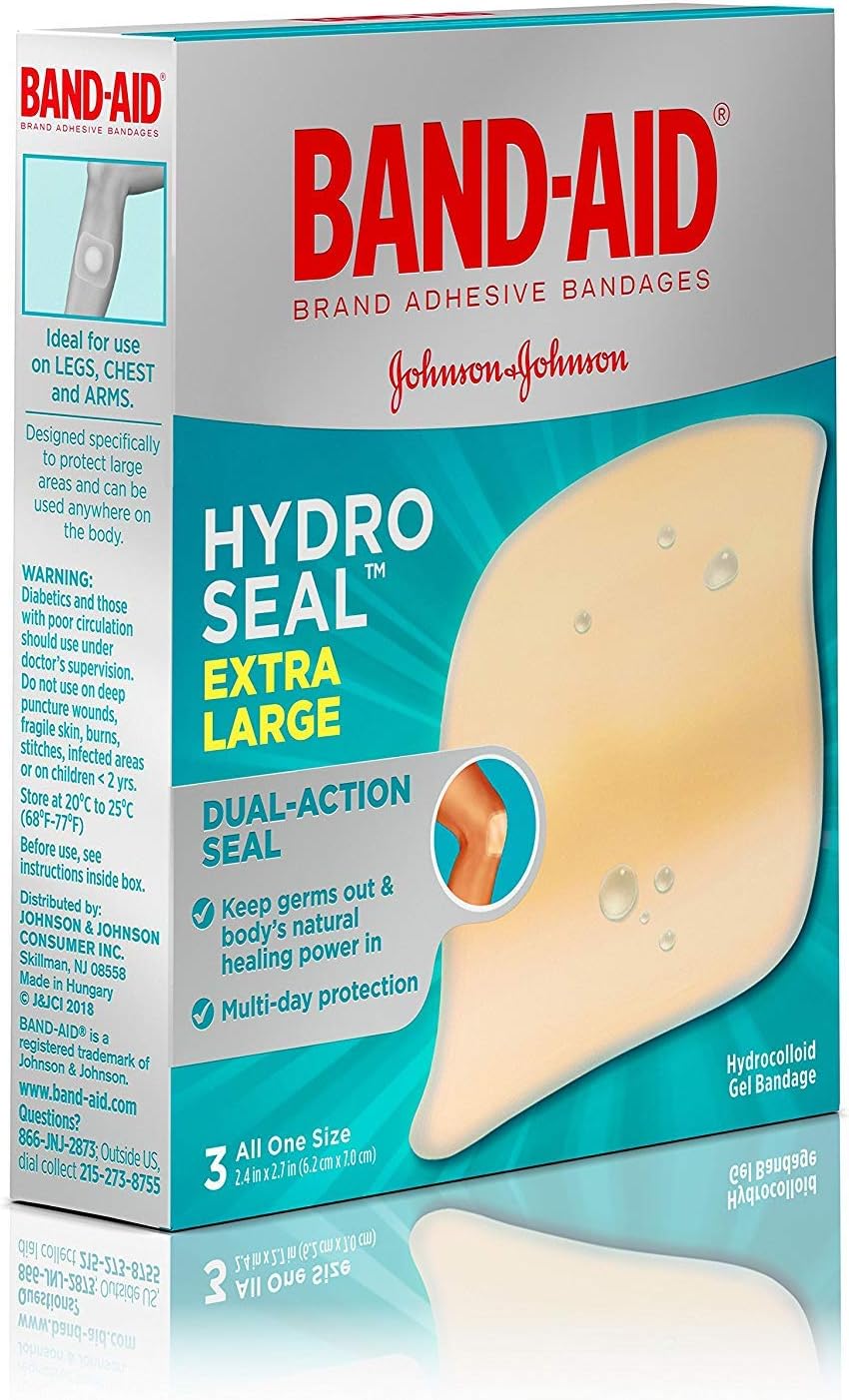 Band-Aid Hydro Seal multiuso, 3 unidades (un tamaño) cada uno (paquete ...