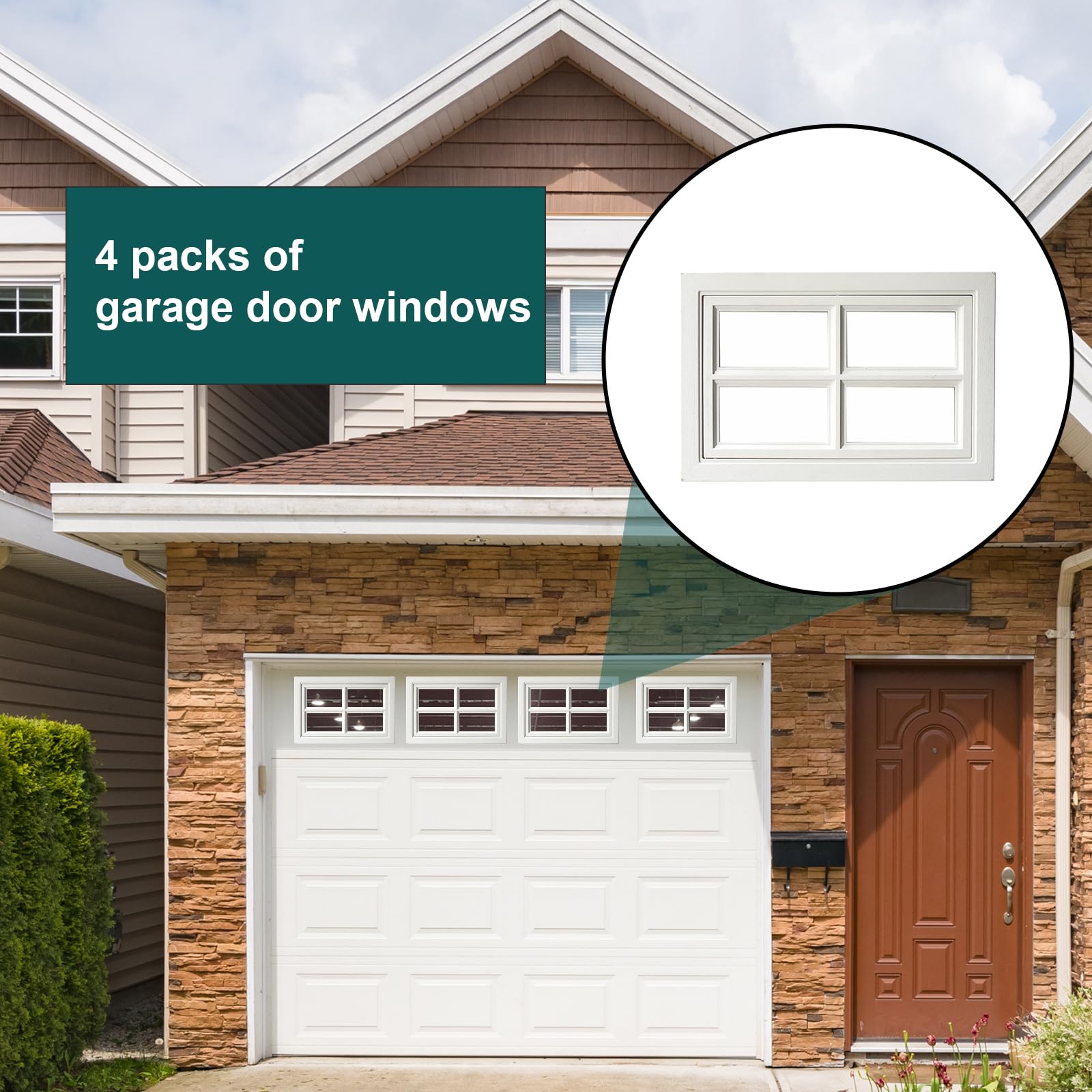 Exterior Garage Door Windows
