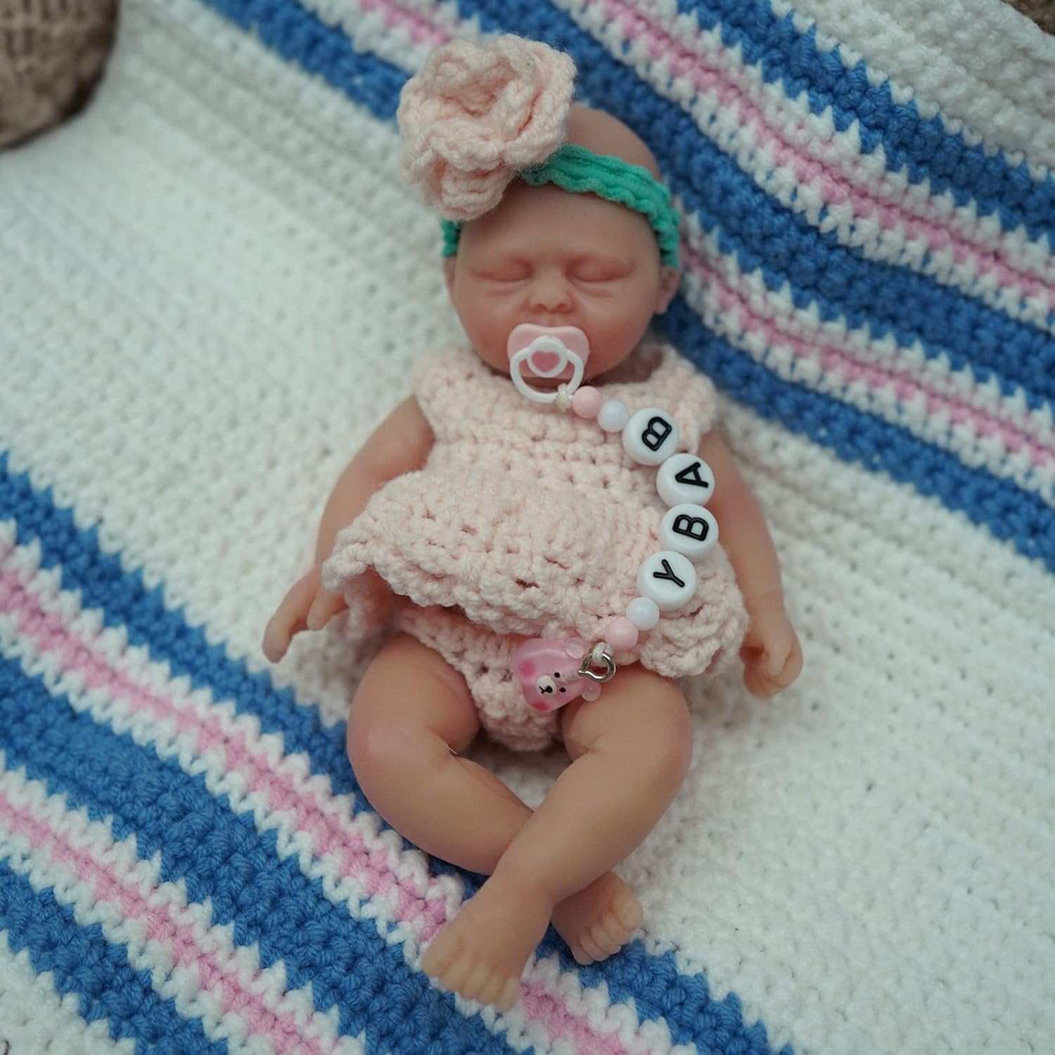 MYREBABY 4.5 Inch Mini Reborn Baby Dolls ，Silicone Baby Girl Ellie,Tiny ...
