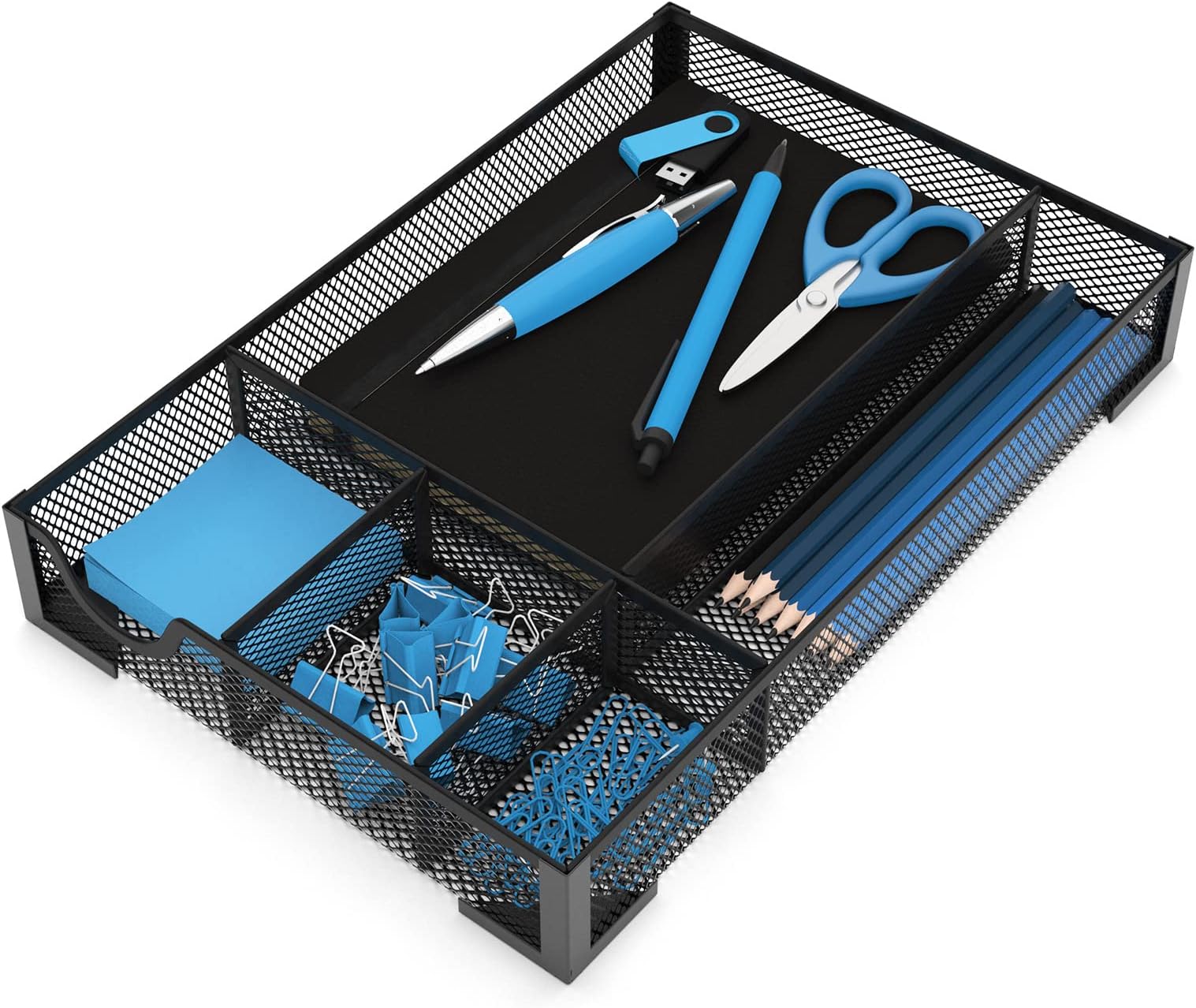 Amazon.com: Drawer Organizer, Desk Drawer Organizer Tray with 6 ...