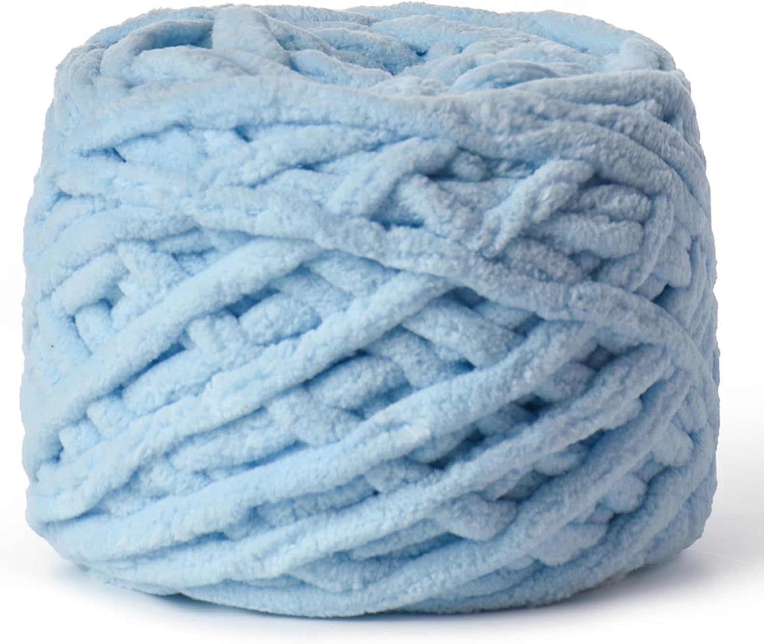 Amazon.com: Pack Plush Chenille Chunky Yarn 100g (49.2yd) - Fluffy ...