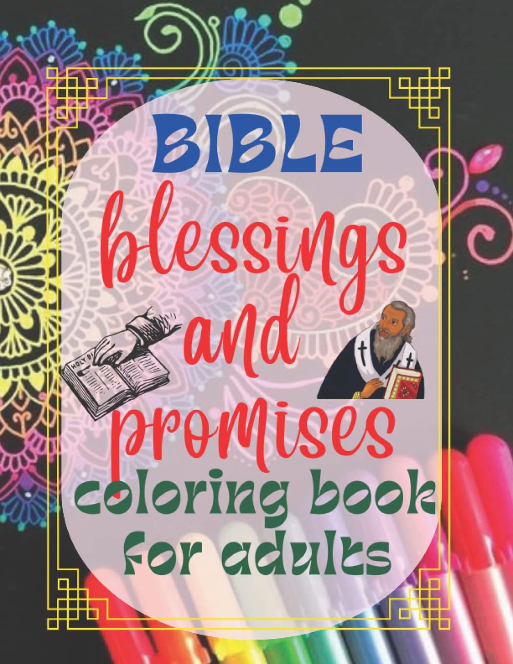 Buy BIBLE blessings and promises coloring book for adults: 104 Pages of ...