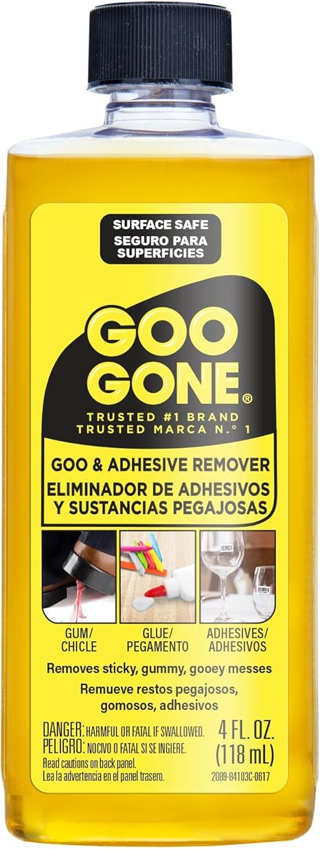 Amazon.com: Goo Gone Original Adhesive Remover - 4 Ounce - Surface Safe ...