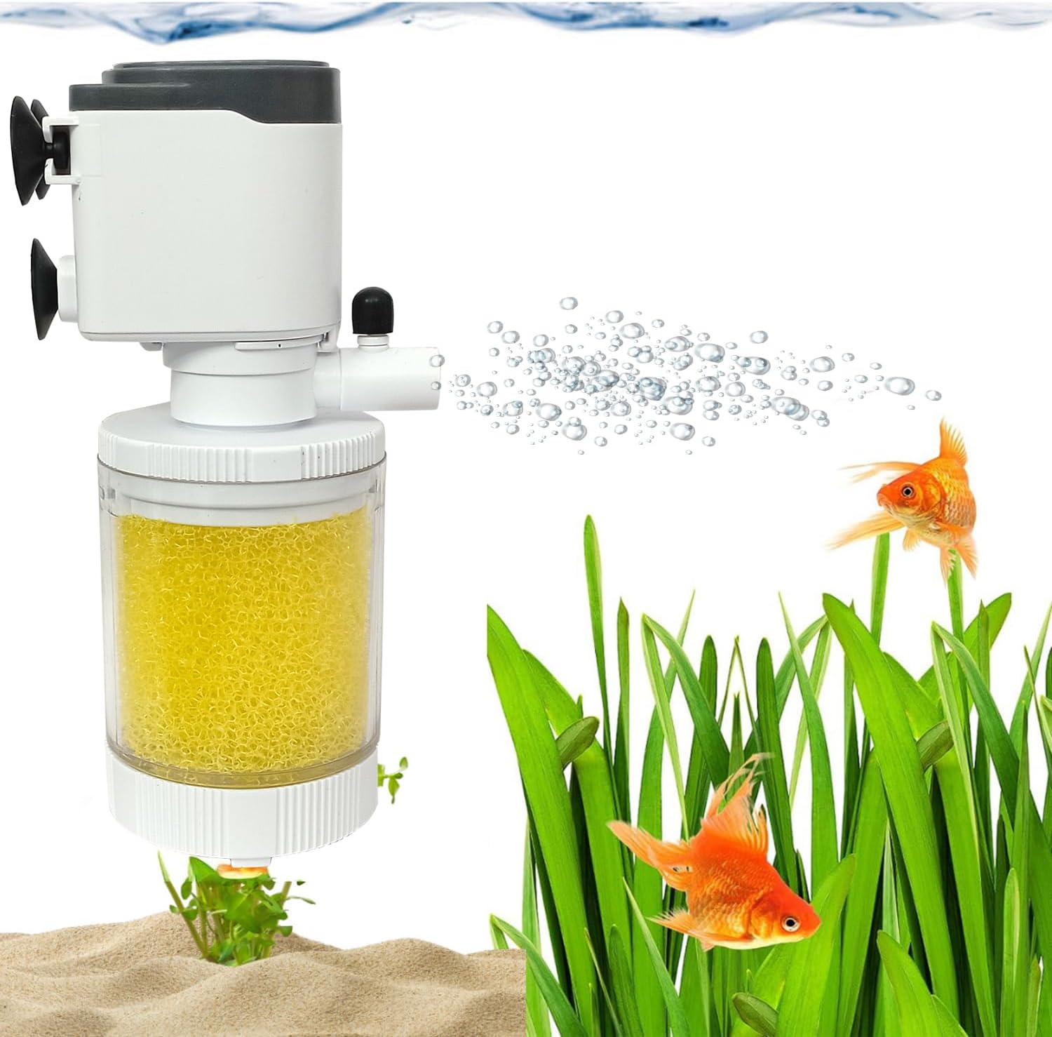 VAYINATO® Aquarium Filter, Upto 2.5ft - Fish Tank Submersible Power ...