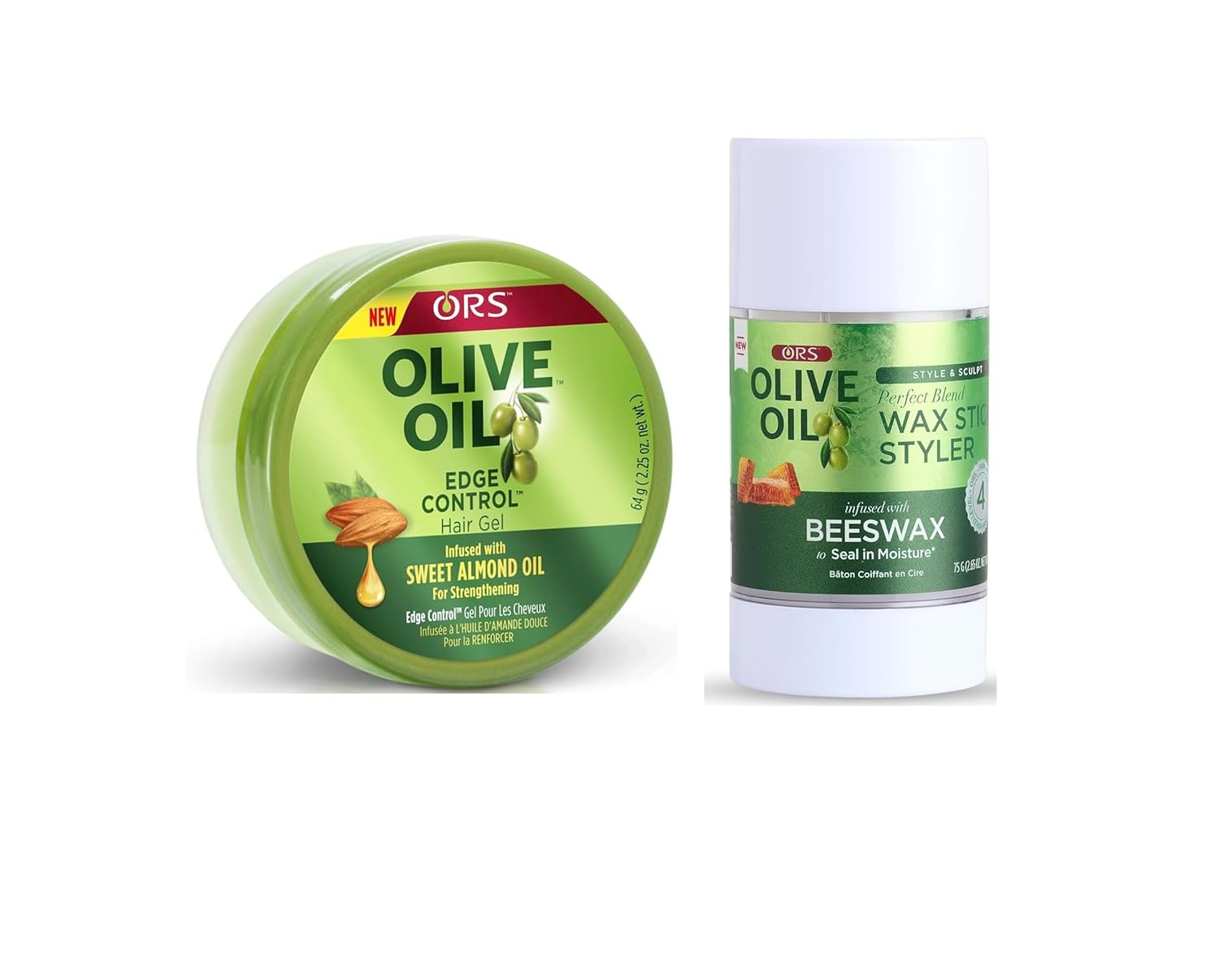 Amazon.com : ORS Olive Oil Edge Control Hair Gel - Style & Sculpt ...