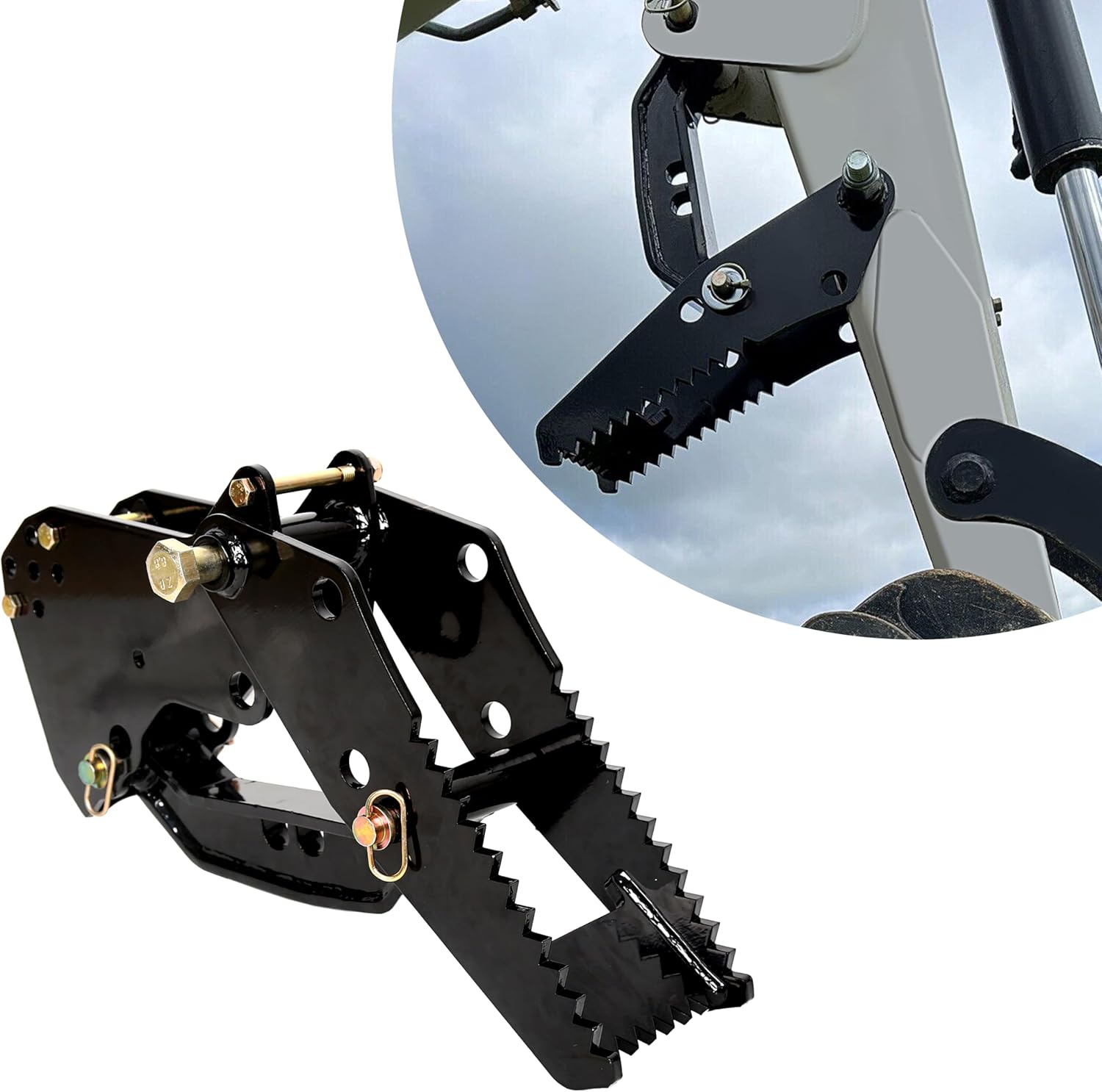 Backhoe Thumb Excavator Bolt On Universal Claw Tractor Attachment ...