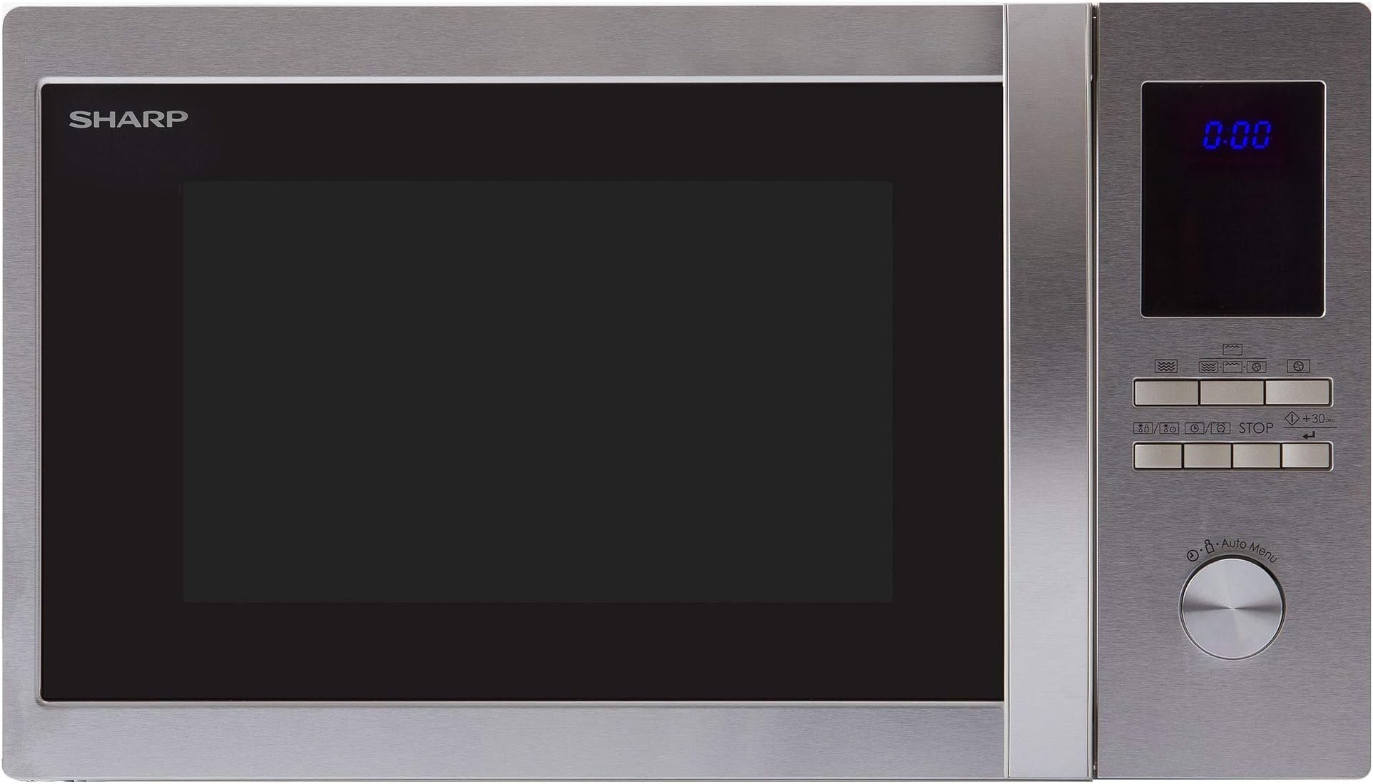 Sharp R922STWE 3-in1 Mikrowelle mit Grill und Heißluft / 32 L / 1000 W ...