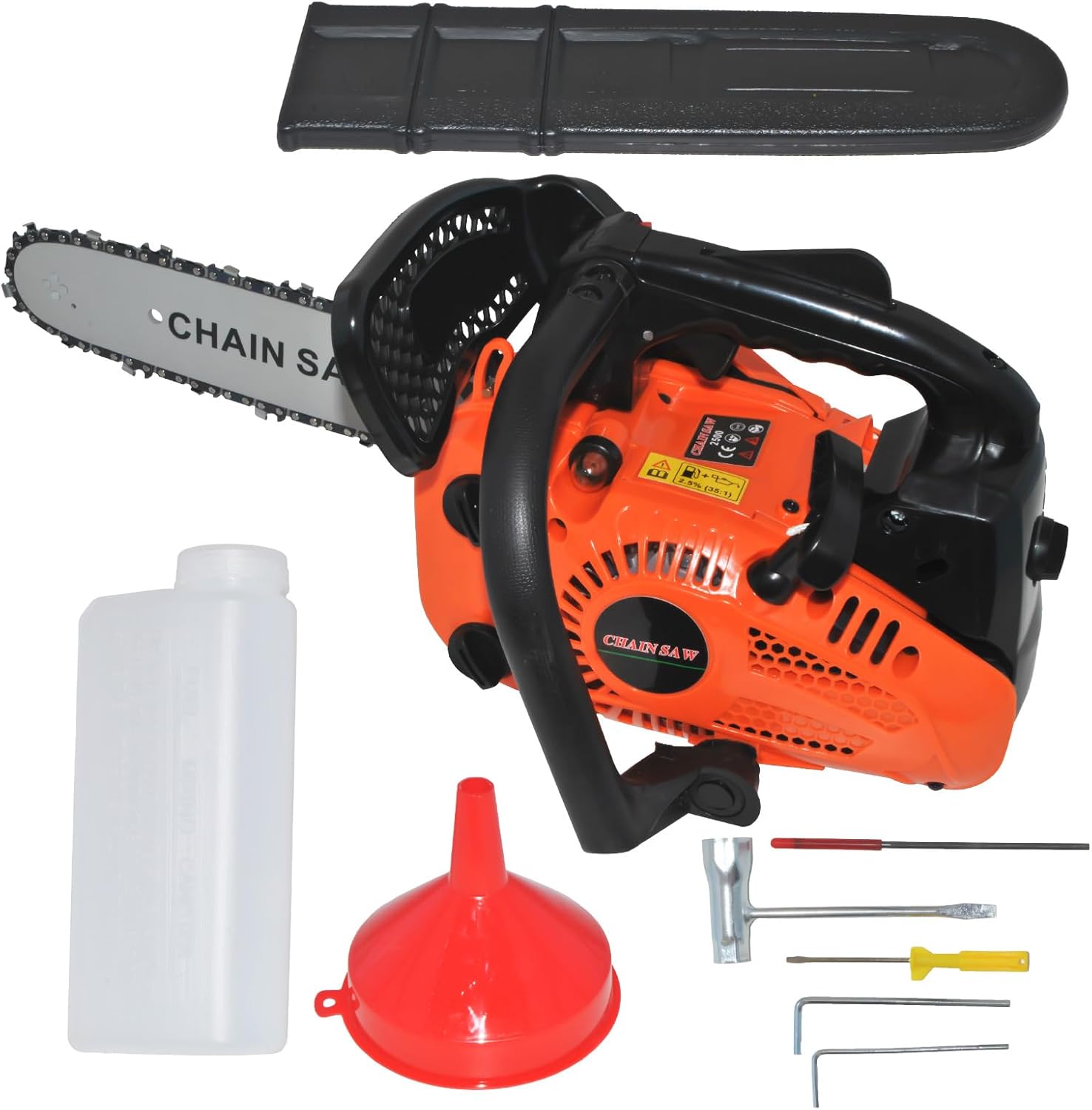 Amazon.com : 26cc Gas Chainsaw, 2-Cycle Top Handle Petrol Handheld ...