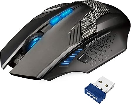 TECKNET RGB Gaming Mouse with 6 Programmable Buttons, Gaming Sensor up ...